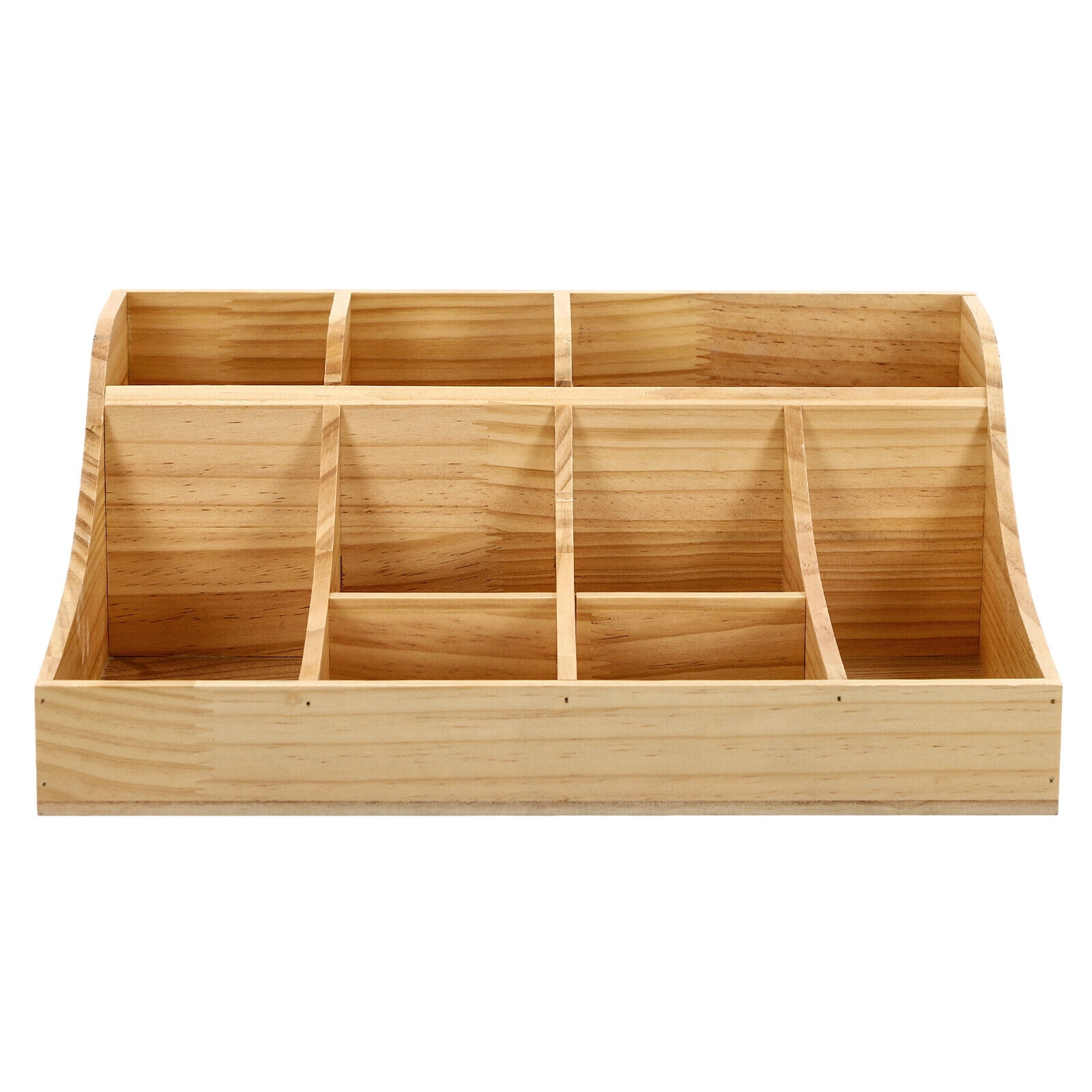 Kitchen Condiment Organizer Organizer with 9 Compartment Wooden ...