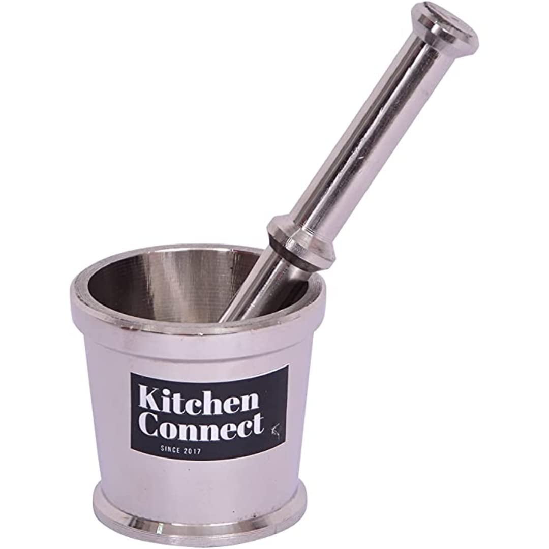 Kitchen Connect Heavy stainless steel Okhli Mortar and Pestle Ser Okhli ...