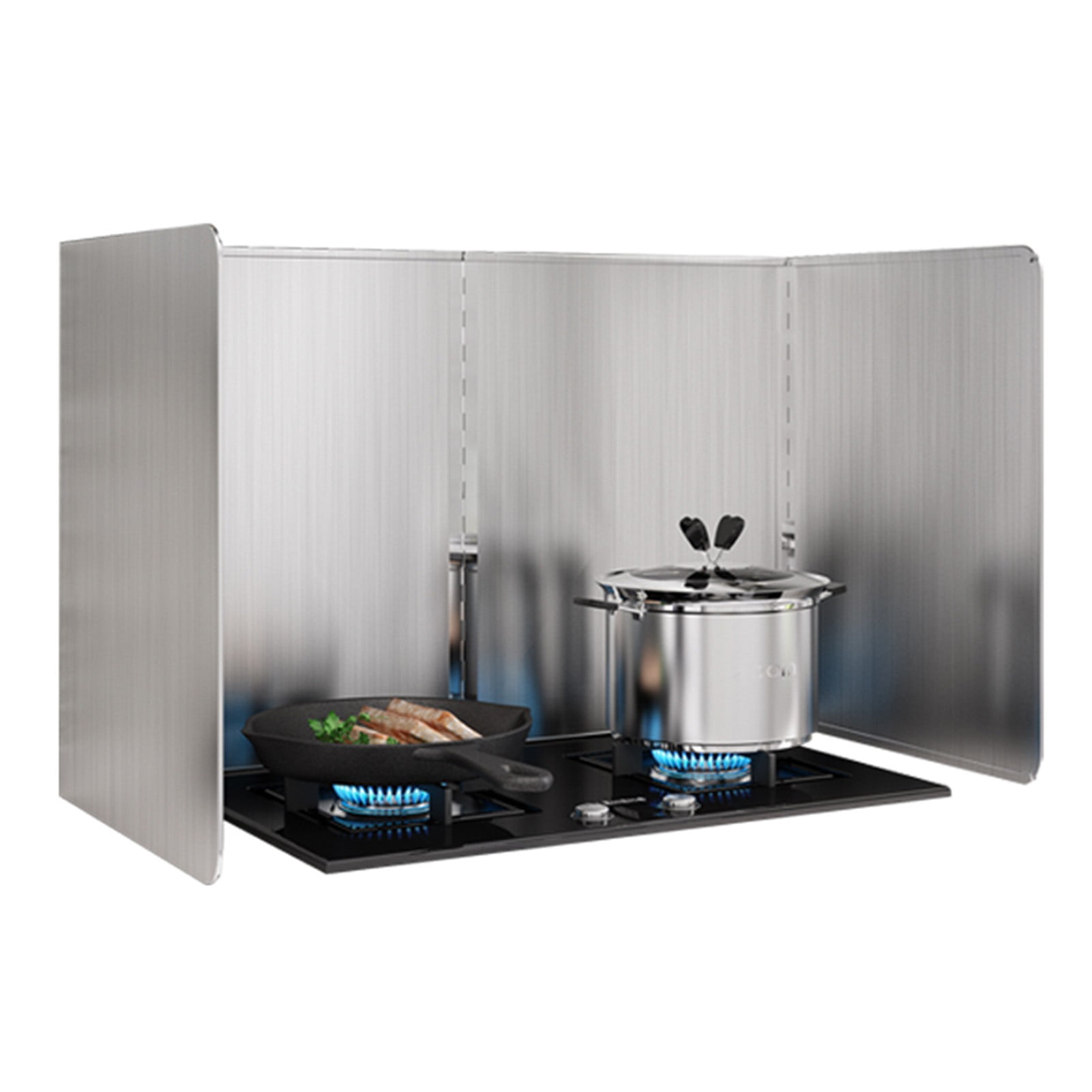 Kitchen Cooking Baffle Anti Splatter Shield Guard ,Stove Splatter Guard ...