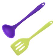 Prepara Brush and Spatula Kitchen Tool Set - Acacia Wood and Pewter ...