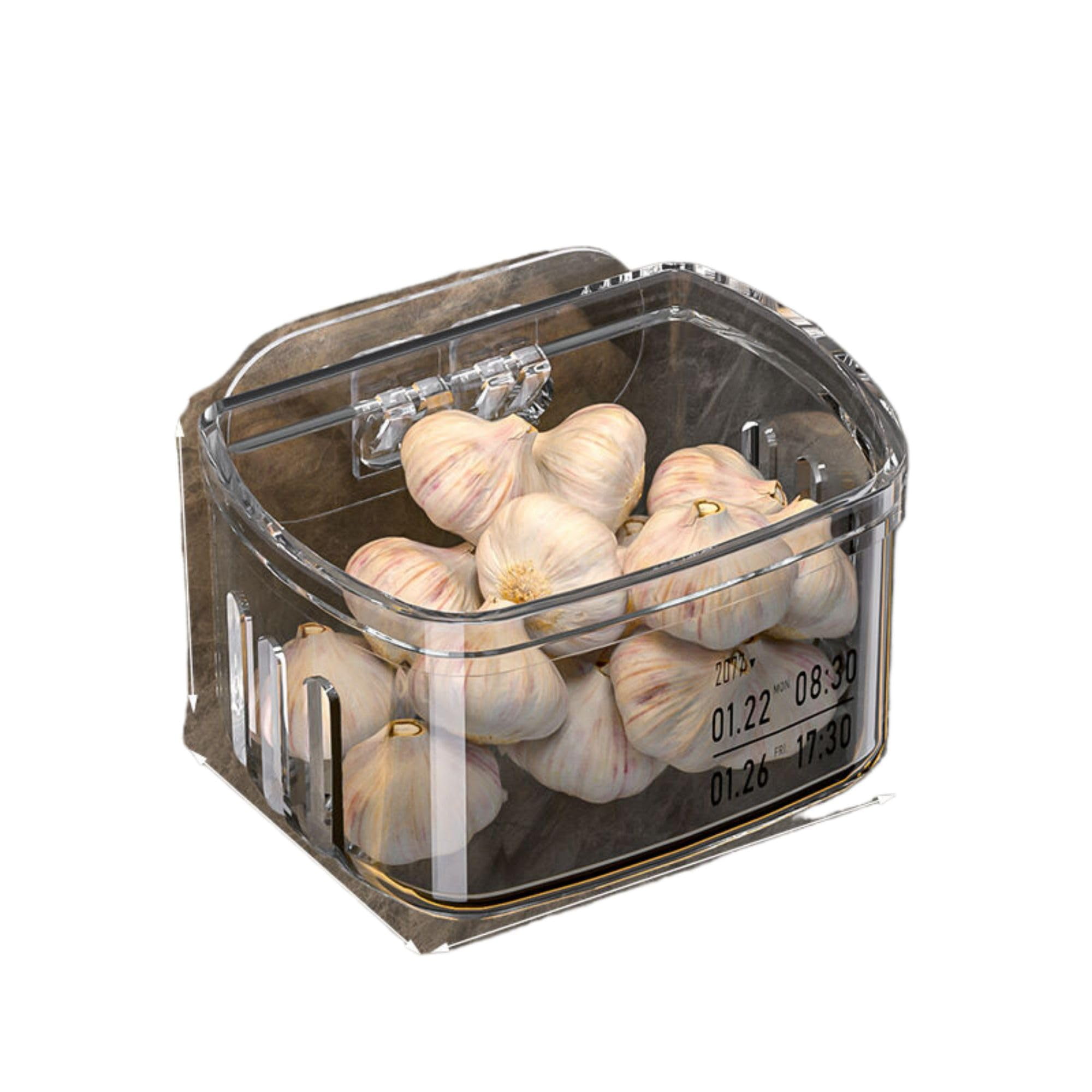 Kitchen Cookware Utensils Set Onion, ginger and garlic storage ...