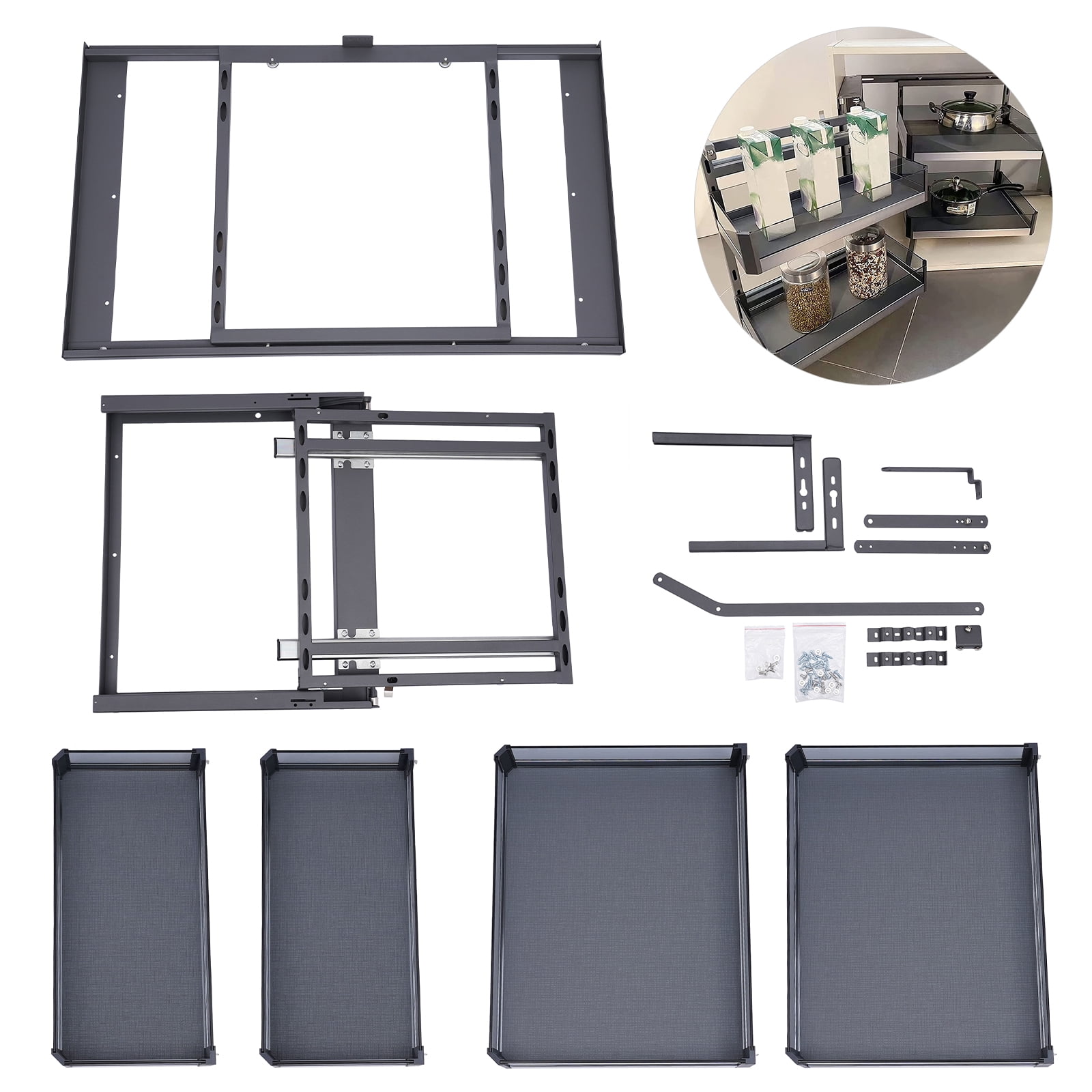 Kitchen Corner Cabinet Pull Out Magic Corner Pull Out Left Or Right ...