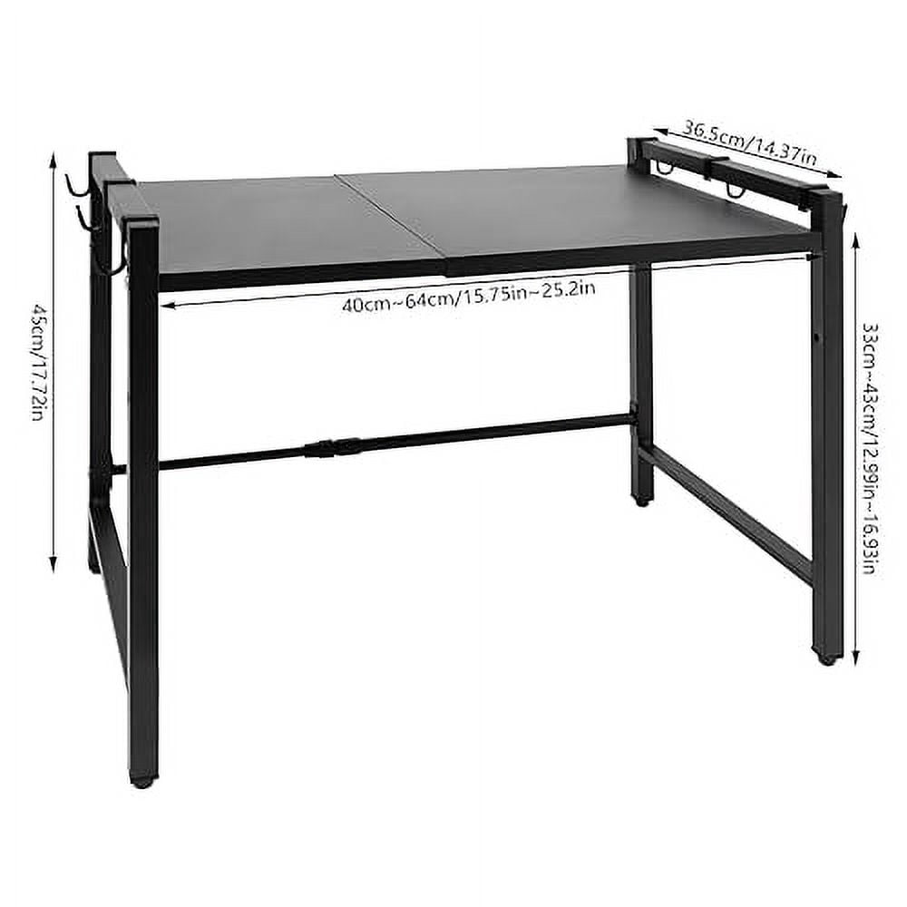 Kitchen Counter Rack, Extendable Microwave Oven Rack, 2 Tiers ...