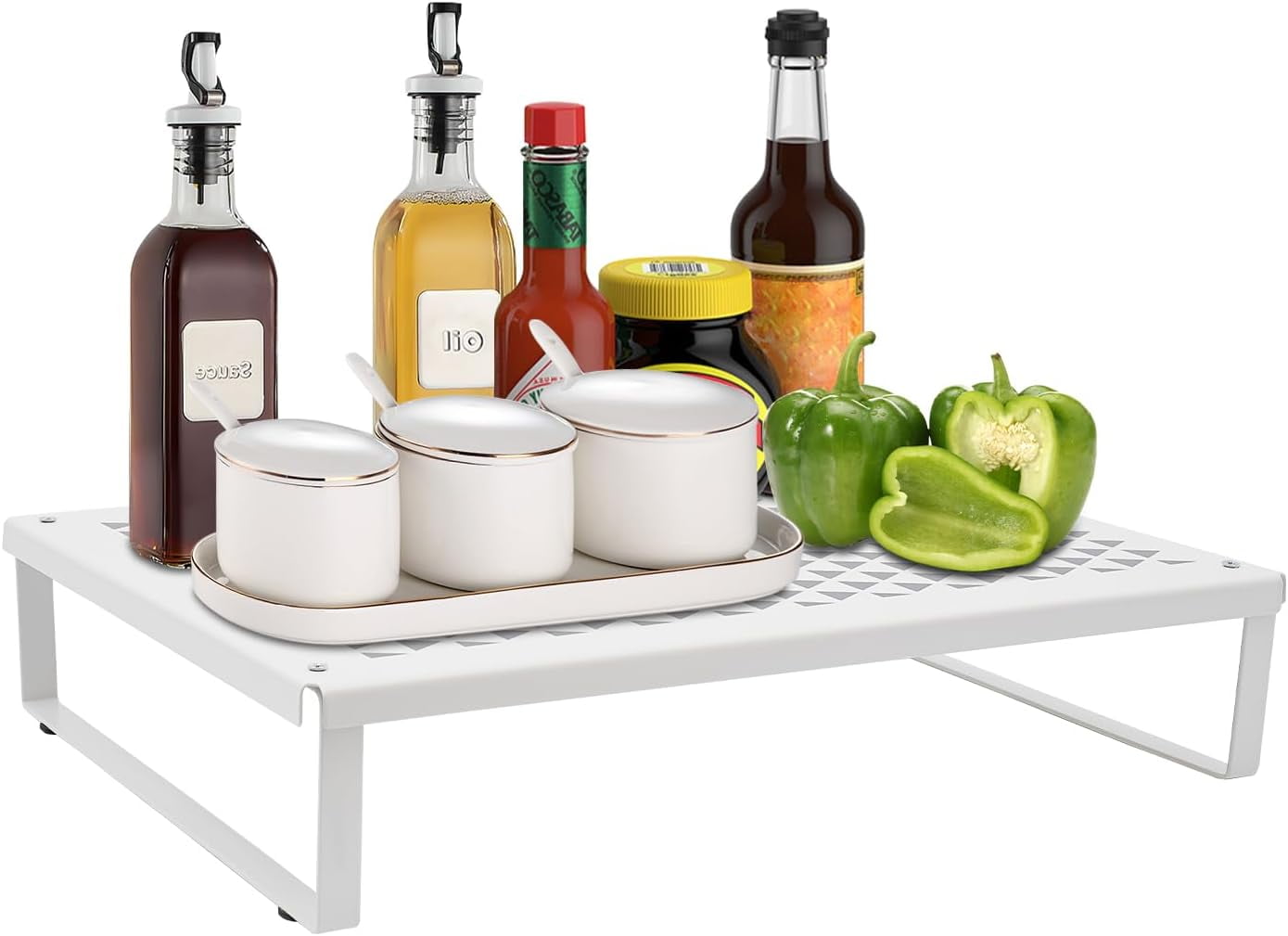 Kitchen Counter Shelf, Induction Cooker Stand Counter Organizer Rack ...