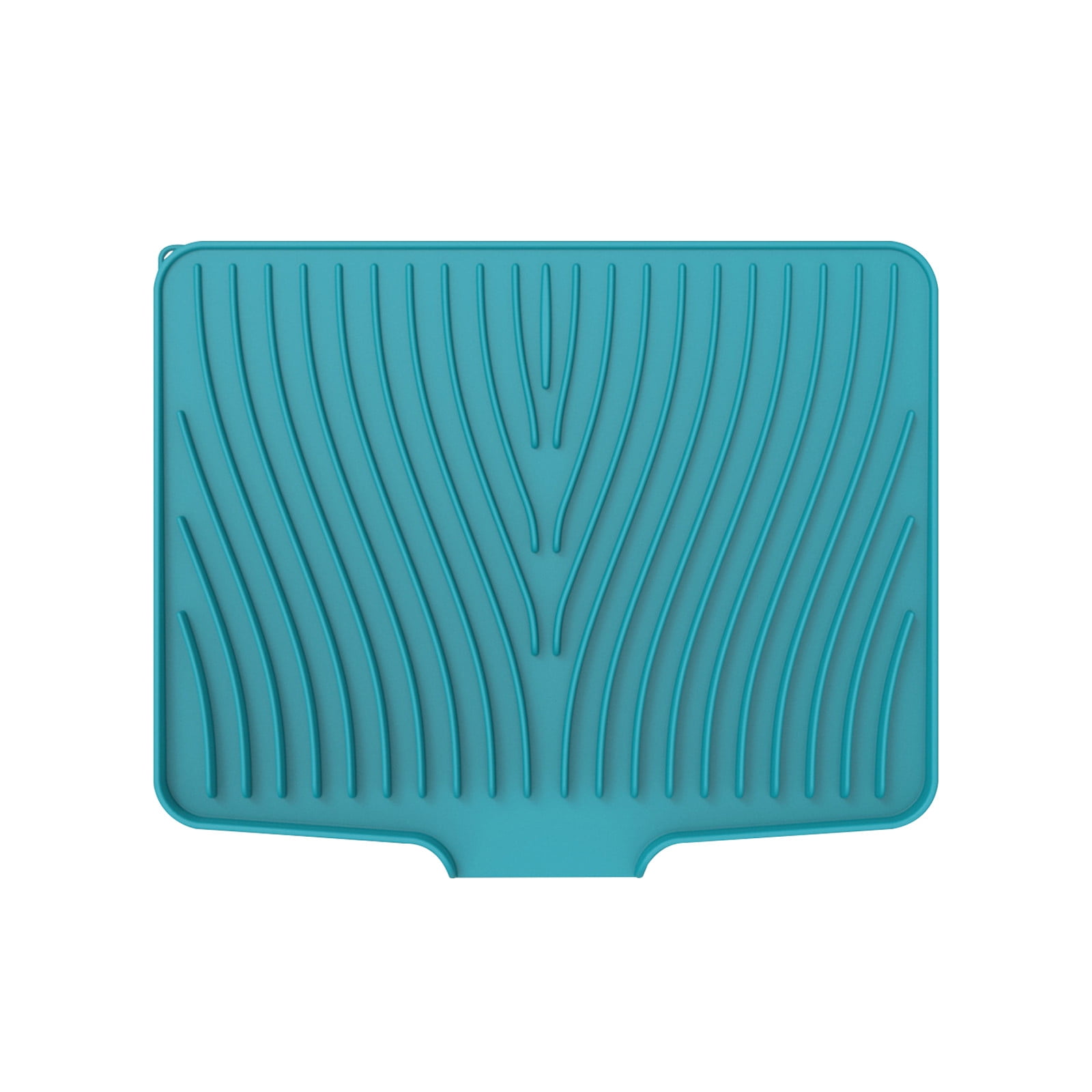 Kitchen Countertop Drains Diversion Silicone Tray Drying Pad No ...