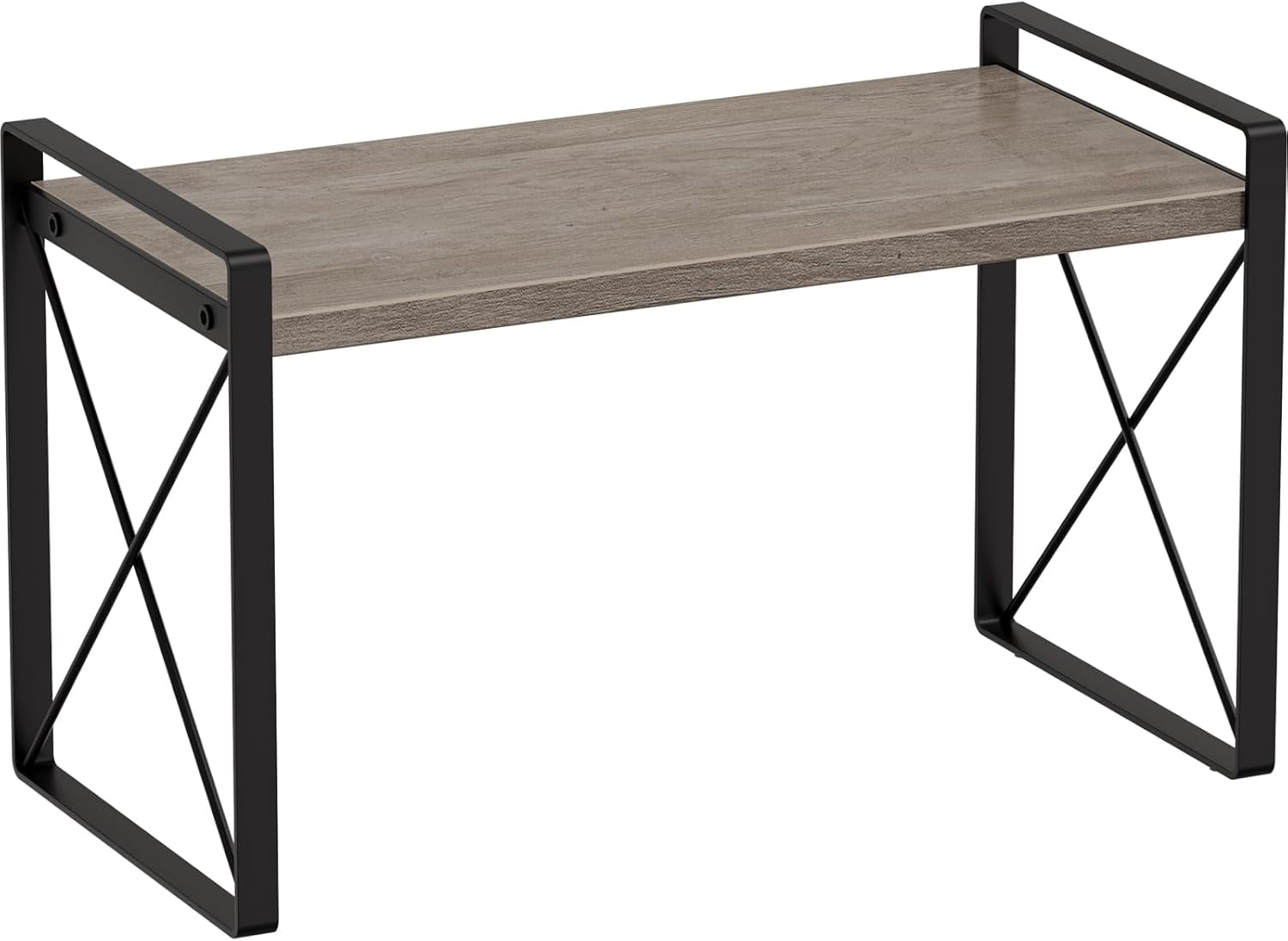 Kitchen Countertop Organizer, Wood Desk Shelf Riser, Gray Spice Rack ...