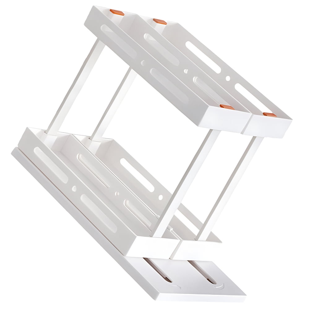 Kitchen Countertop Seasoning Rack Pull out Organizer 2-tier Seasoning ...