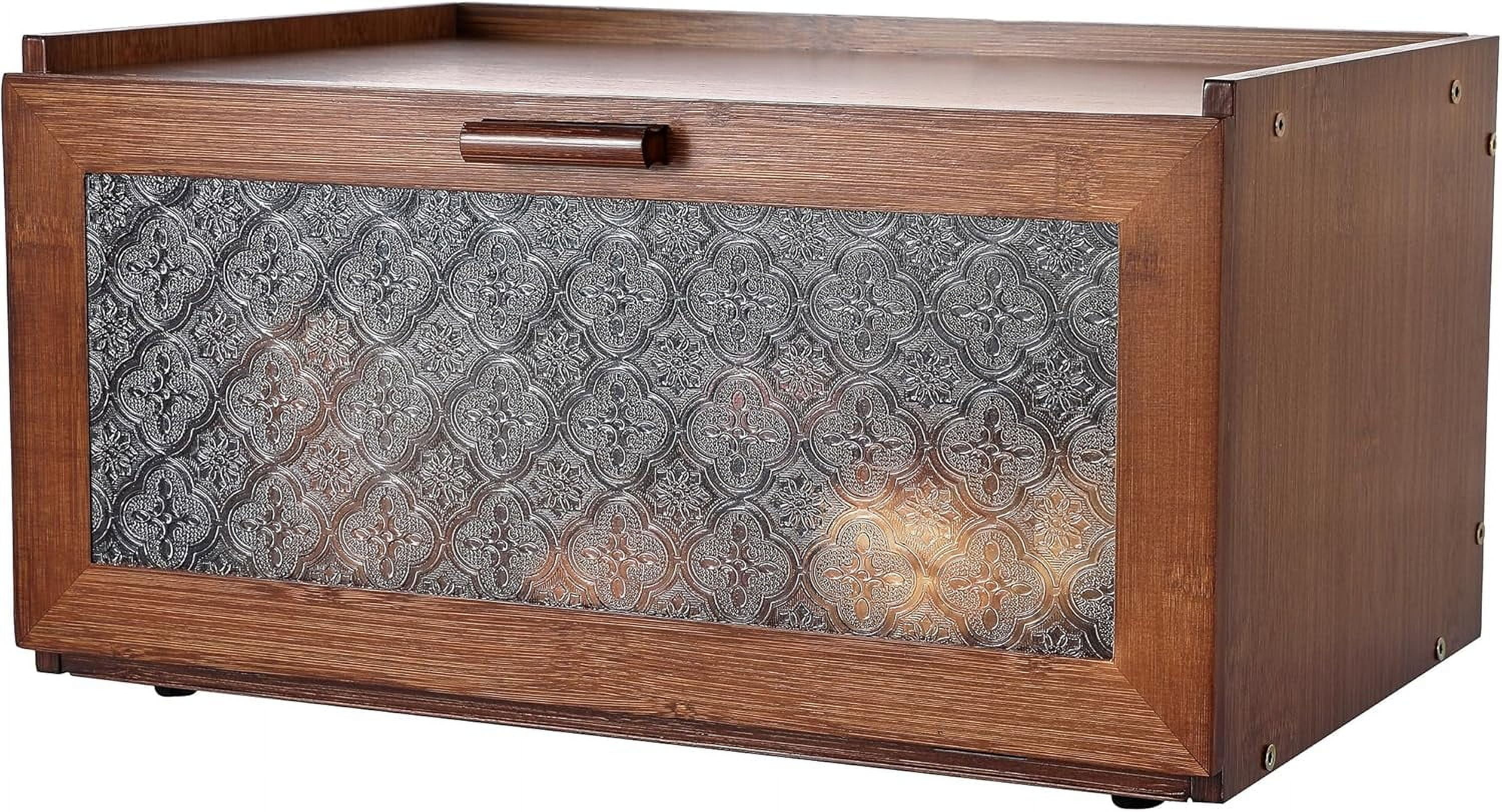 Kitchen Countertop Vintage Bread Box - Bread Storage Box Bread Box ...