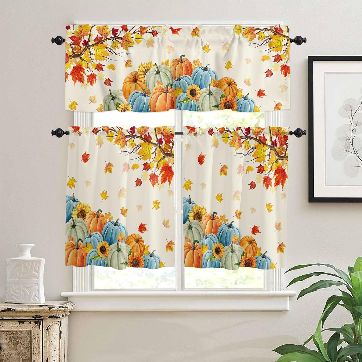 Customer reviews for Kitchen Curtains Tiers and Valances Set ...