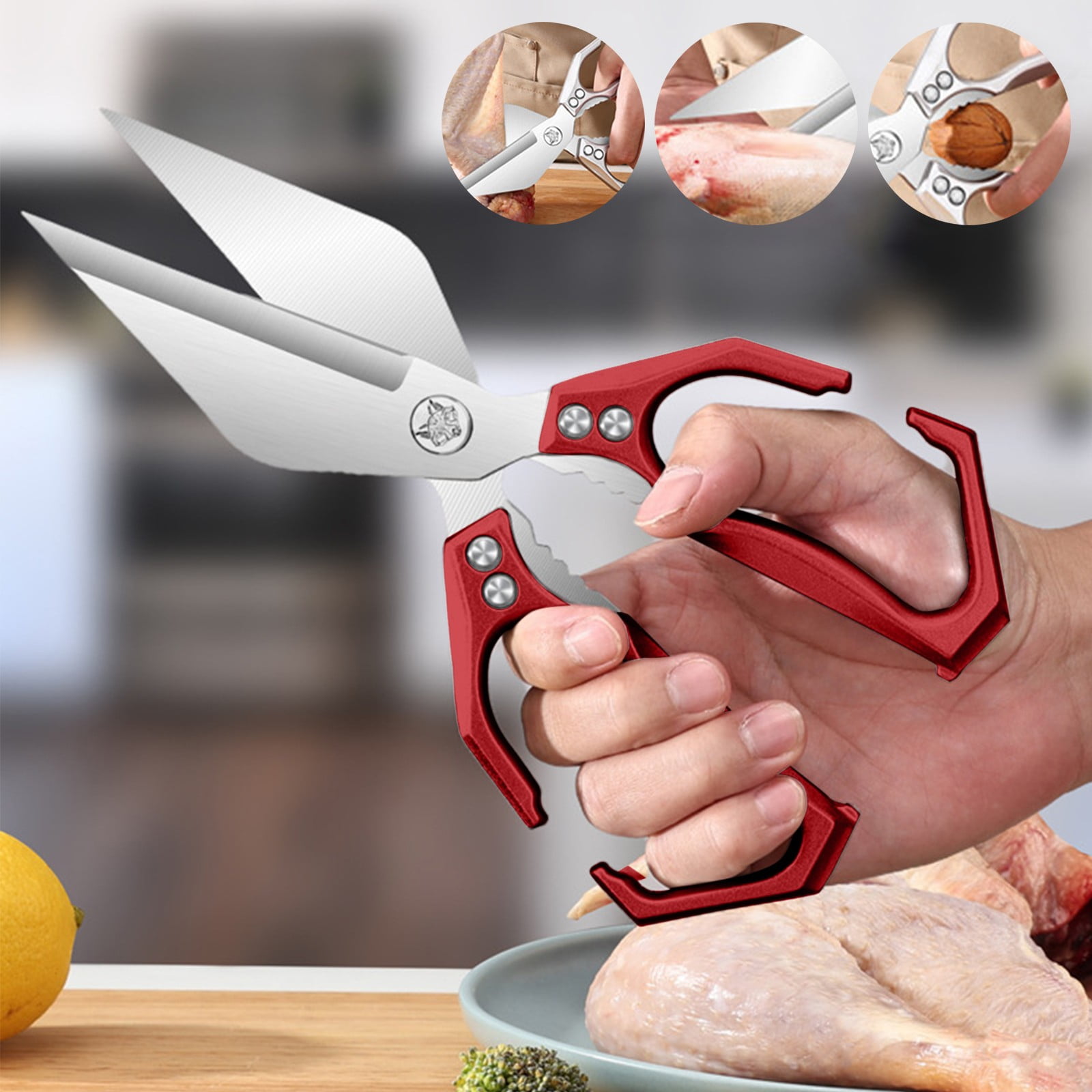 Kitchen Cutter,Seattleget Multifunctional Kitchen Shears Interactk ...