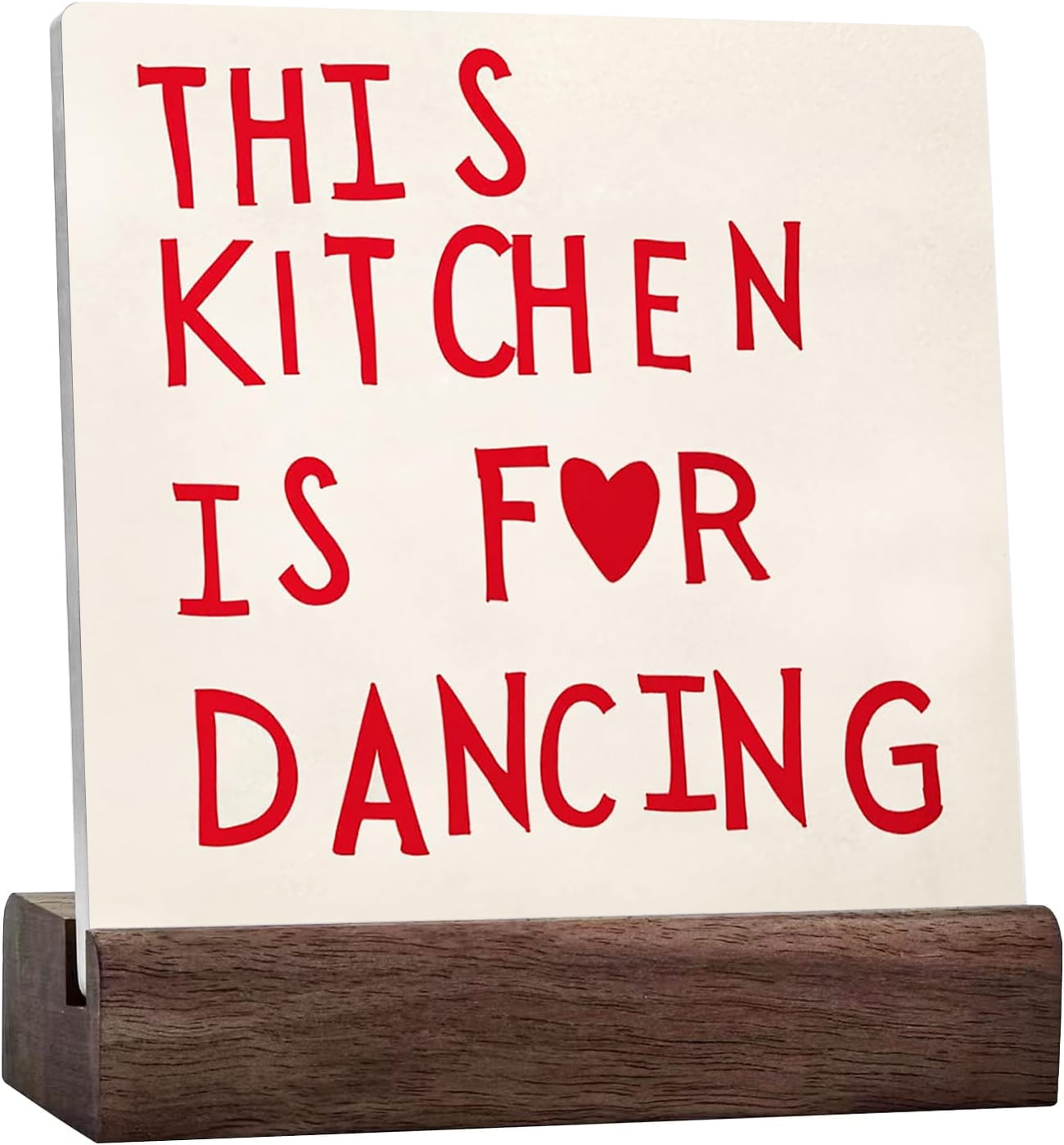 This Kitchen Is For Dancing Sign, Red Kitchen Decor, Aesthetic Kitchen ...
