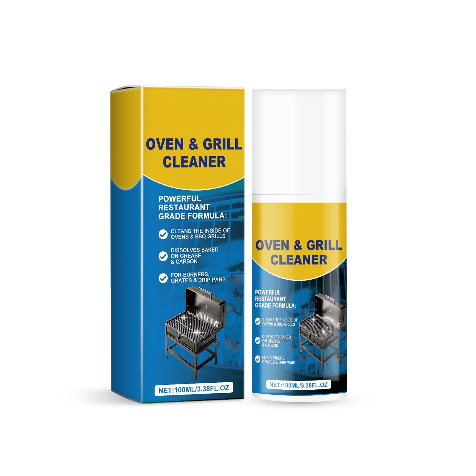 Kitchen Degreaser Cleaner, Heavy Duty Foaming Spray For Exhaust Hood ...
