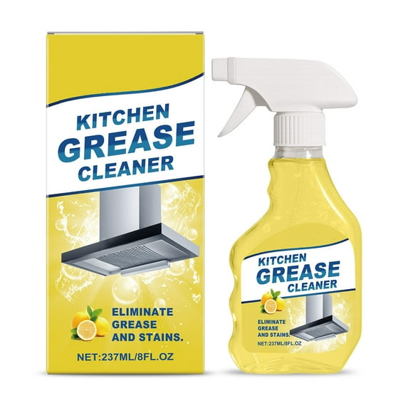 Kitchen Degreaser Spray Powerful Oil Stain Remover For Range Hood Stove ...