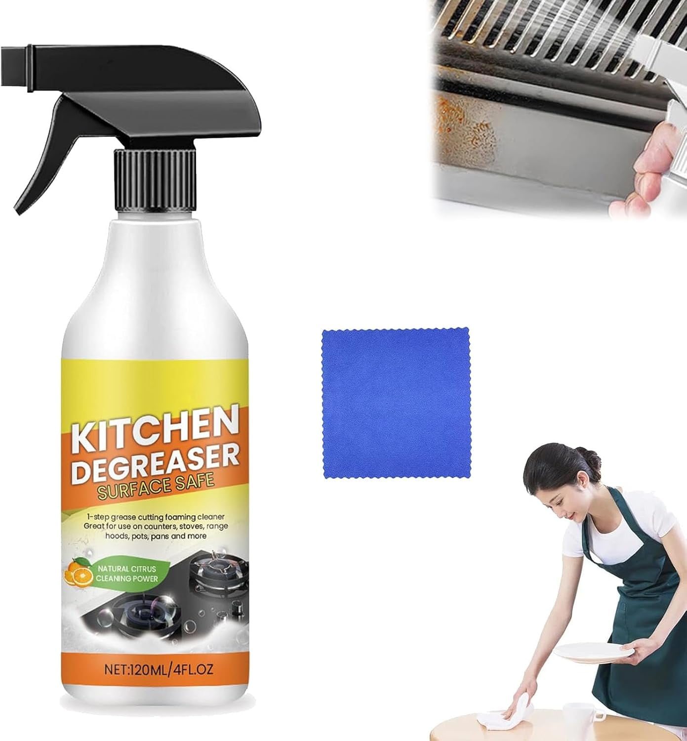 Kitchen Degreasing Foam Cleaner, Magic FoamCleaner, Kitchen Cleaner ...