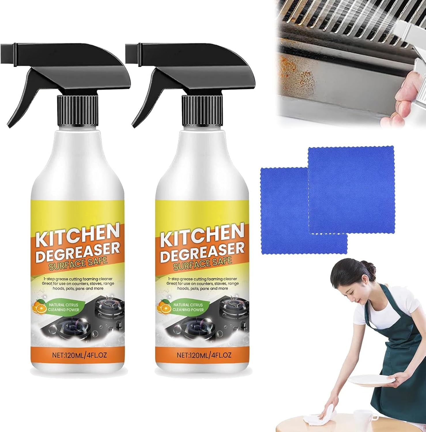 Kitchen Degreasing Foam Cleaner, Magic FoamCleaner, Kitchen Cleaner ...