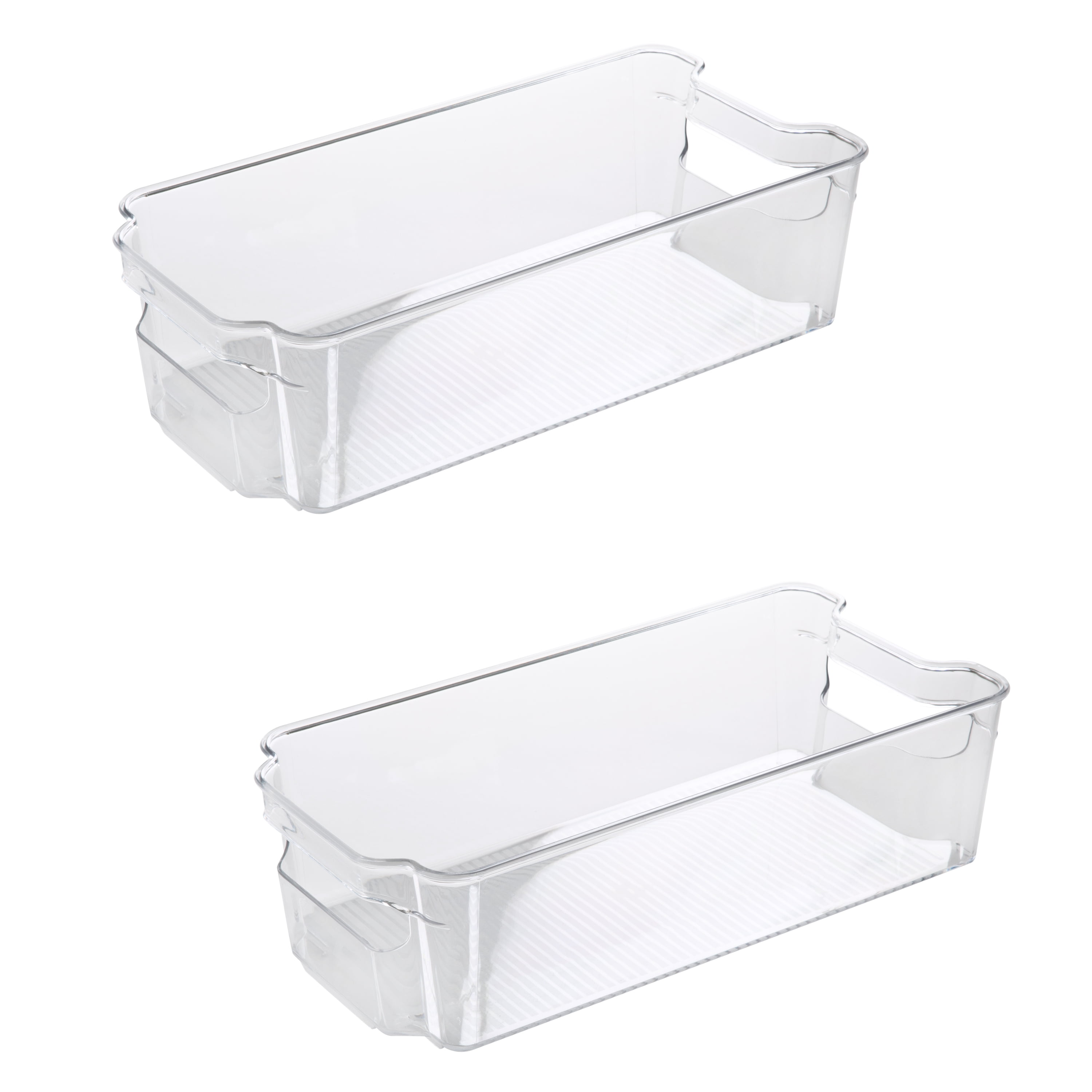 Kitchen Details 2 Pack Large Refrigerator Freezer Shelf Organizer with ...