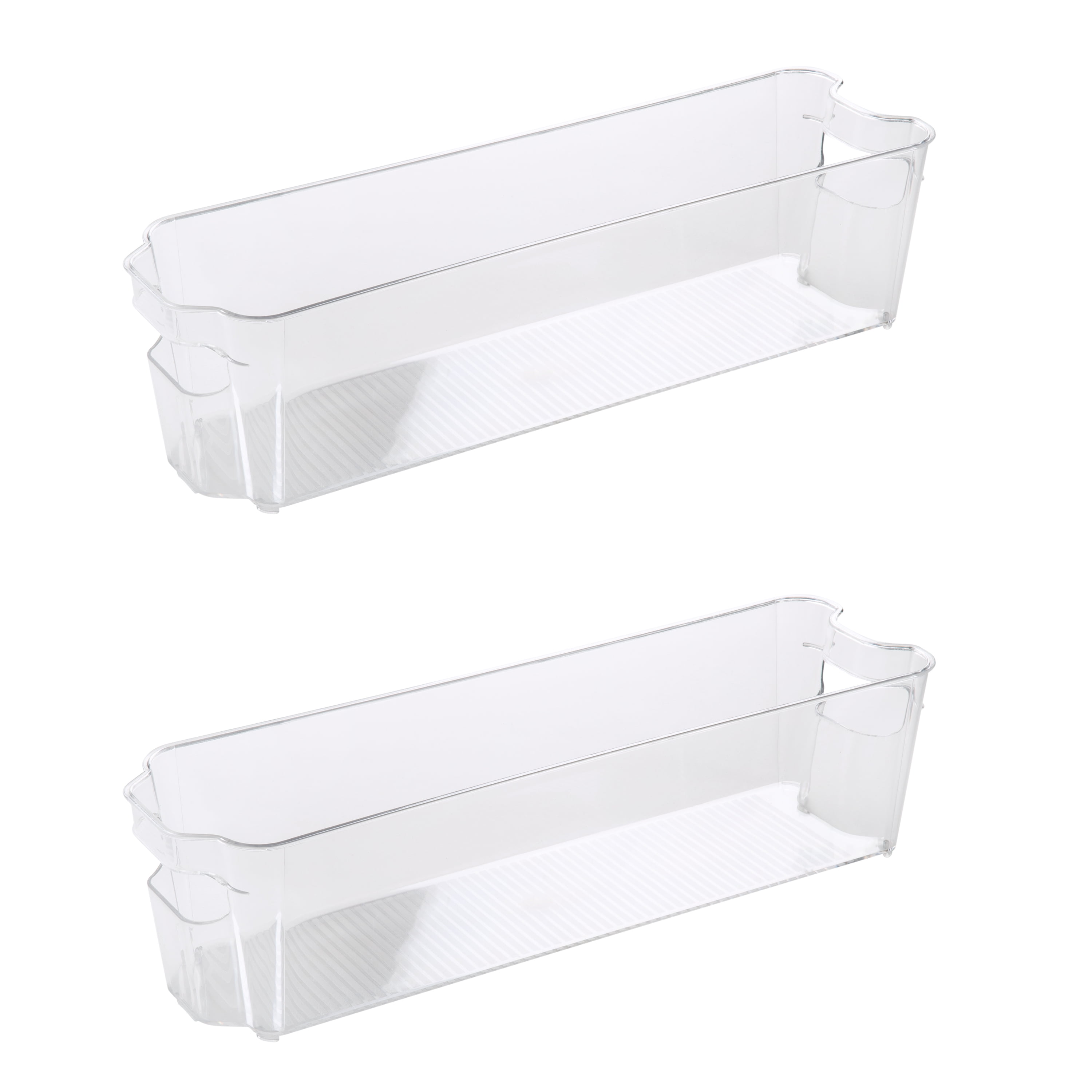Kitchen Details 2 Pack Slim Refrigerator Shelf Organizer - Walmart.com