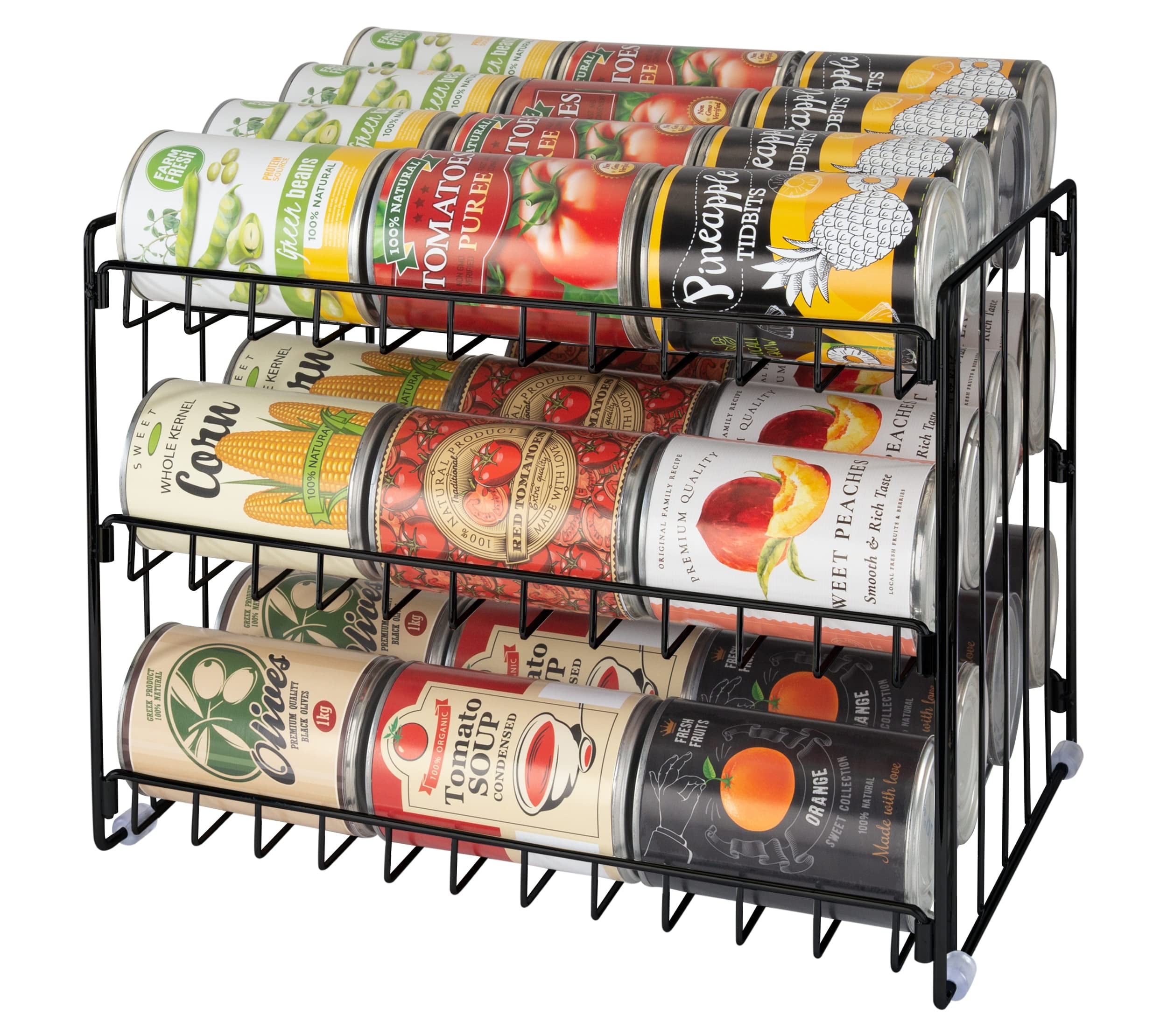 Kitchen Details 3 Tier Can Organizer | Canned Food Storage Rack ...