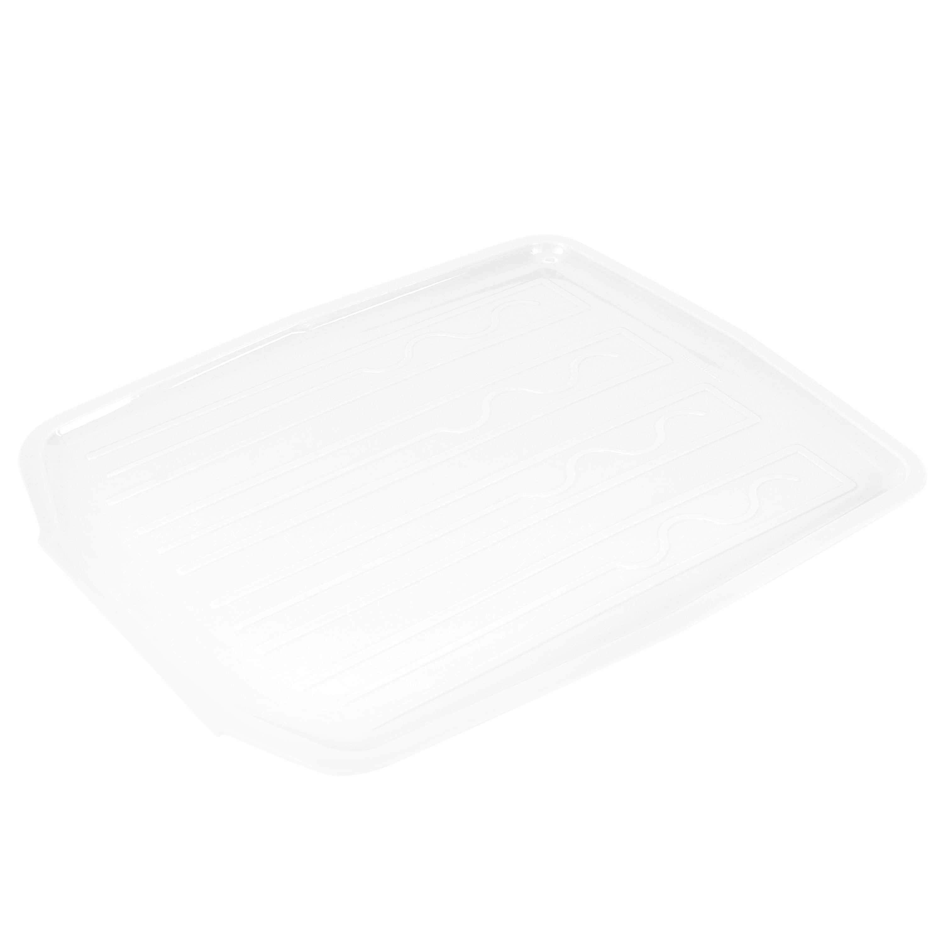 Kitchen Details Countertop Draining Tray in White - Walmart.com