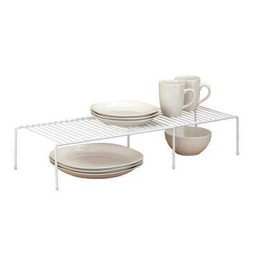 Mainstays Folding Metal Kitchen Pantry Organization Wire Shelf, White ...