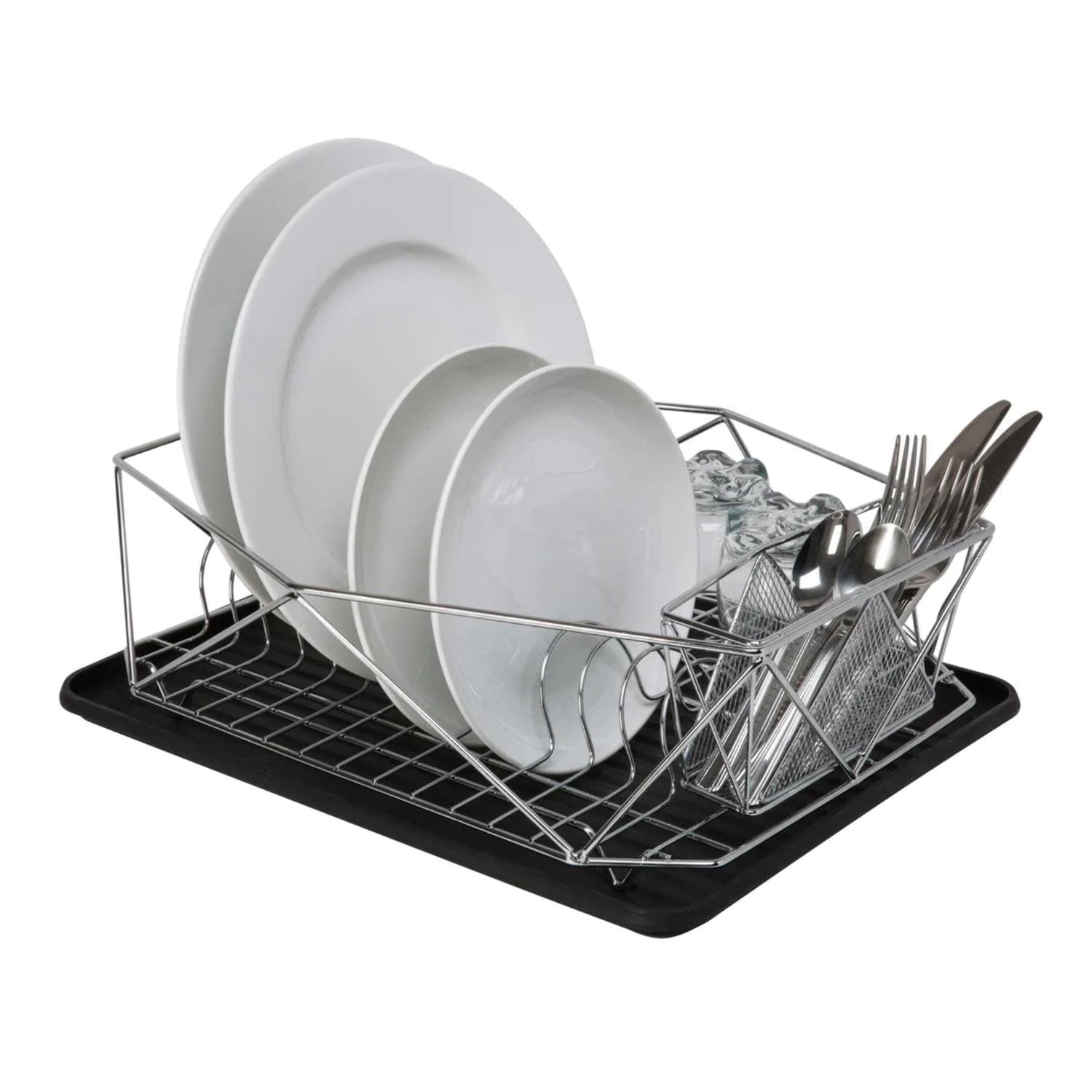 Kitchen Details Geode Dish Rack in Chrome - Walmart.com