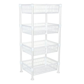 White Plastic Shelves