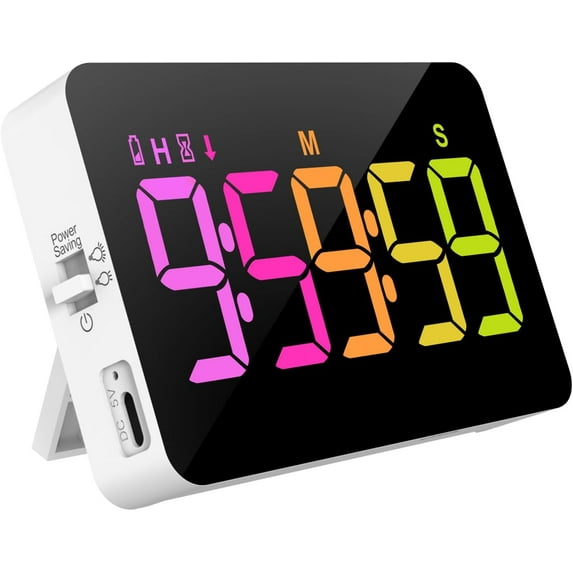 Kitchen Digital Timer, Count Down Up, Rechargeable, Vibration Mode ...