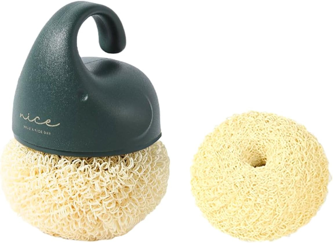 Kitchen Dish Scrubber with Short Handle, Heavy Duty Scrubbing Brushes ...