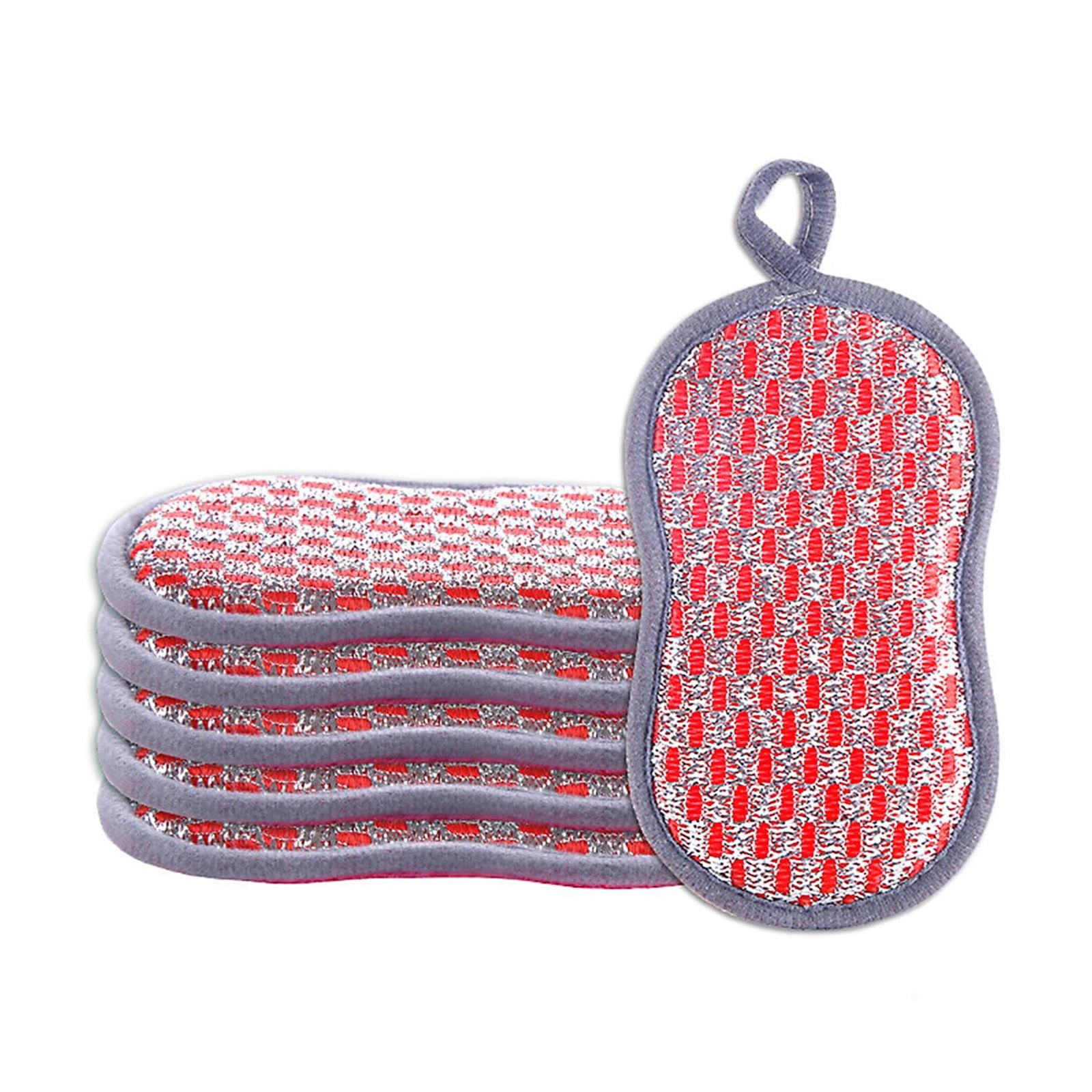 Kitchen Dish Sponges 6 Pack, Non Scratch Scrubbers for Washing Dishes ...