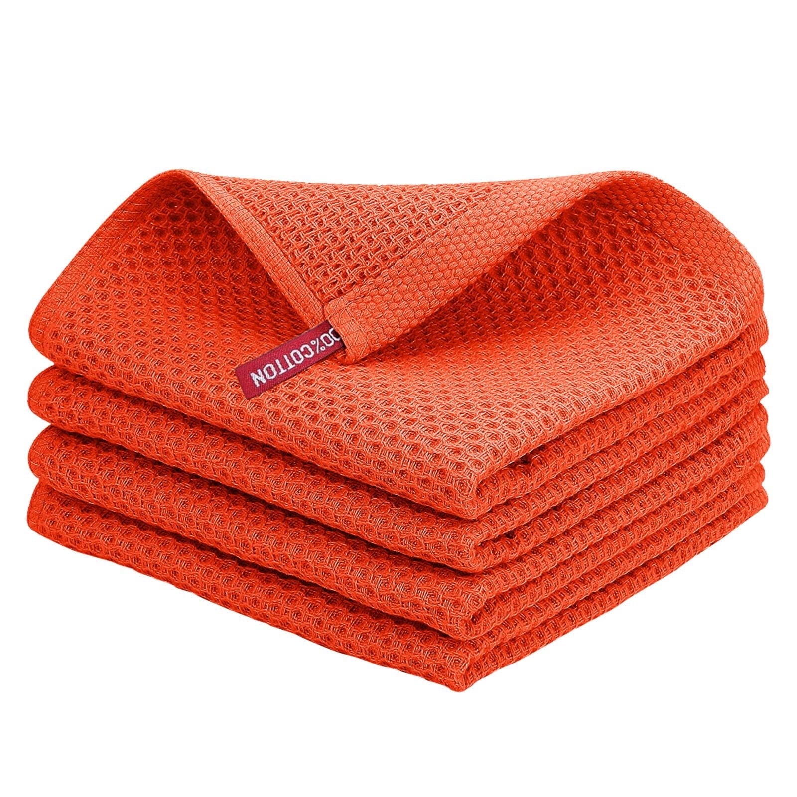 Kitchen Dishcloth Set 100% Cotton Waffle Weave Kitchen Dish Cloths ...