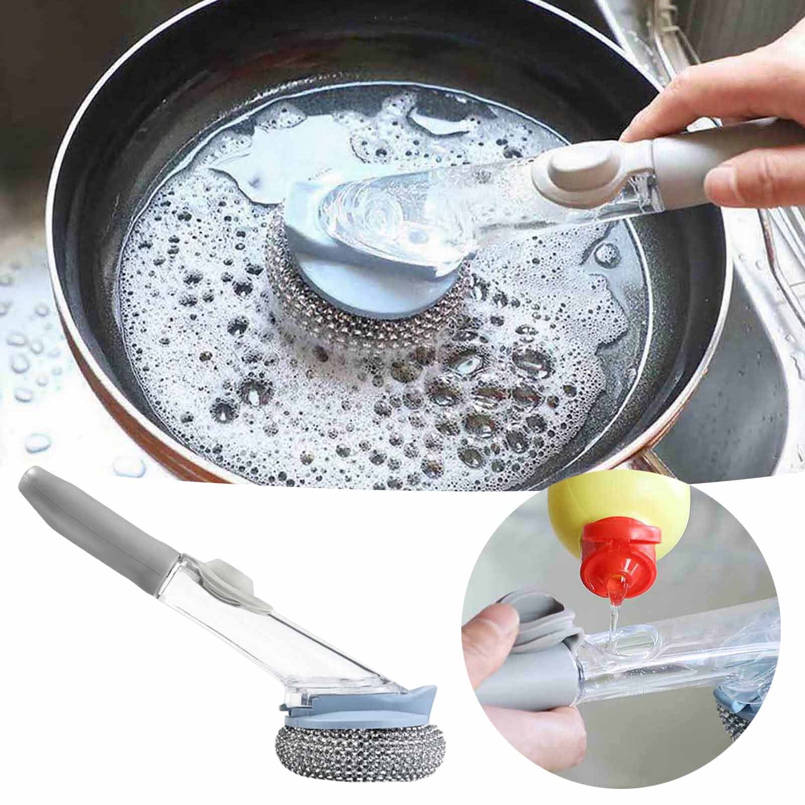 Kitchen Dishwashing Brush Function Automatically Does Not Damage The ...