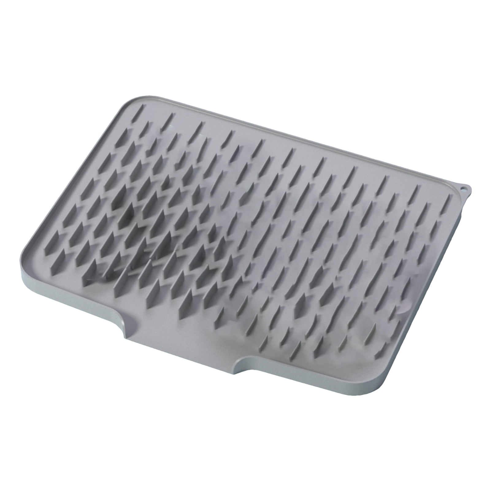 Kitchen Drain Pad,Silicone Insulation Dish Drying Mat,Tilt Water ...