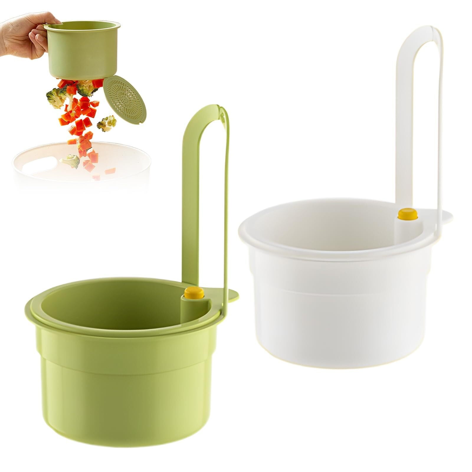 Kitchen Drain Storage Basket, Faucet Hanging Strainer, Mesh Food ...