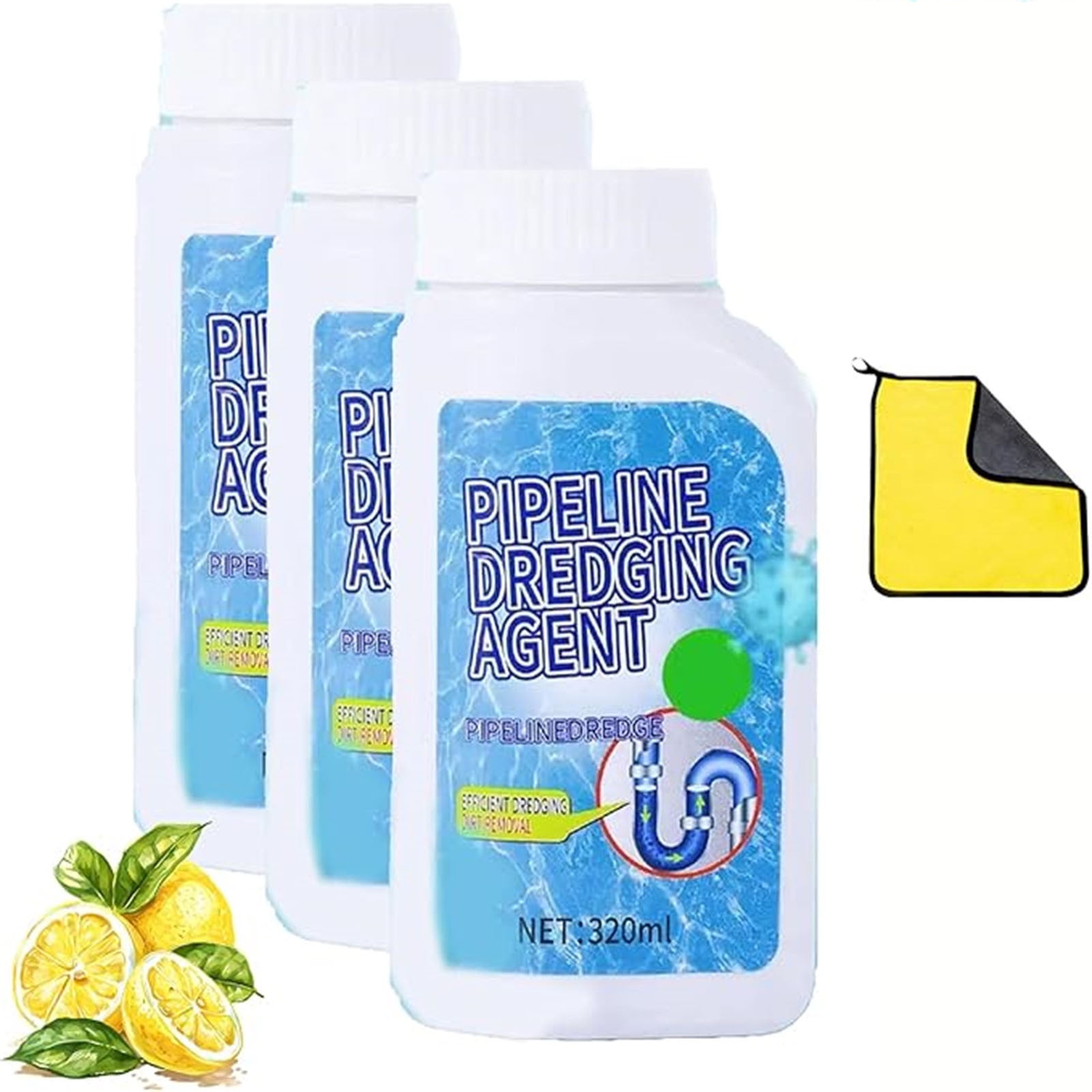 Kitchen Drain Unclogging Agent 320ml | Multipurpose Pipe Cleaner for ...