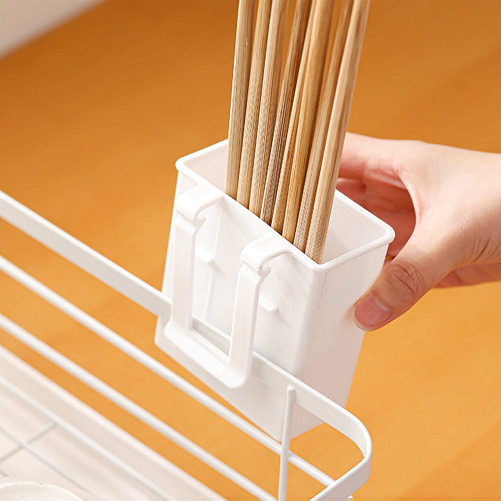 Kitchen Drainage Multifunctional Shelf Refrigerator Side Door Organizer ...