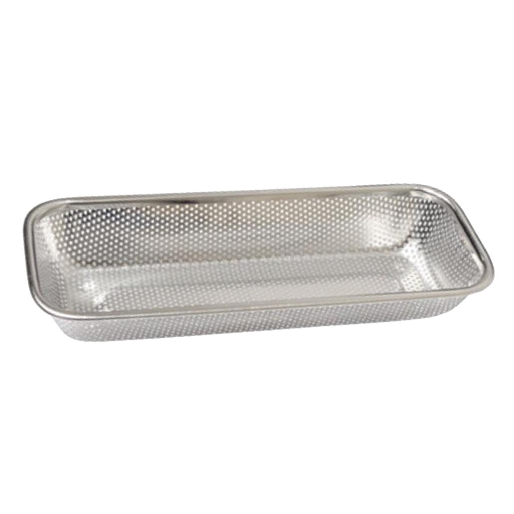 Kitchen Drainer Basket Sift Rack Cutlery Drying Colander Spoon ...