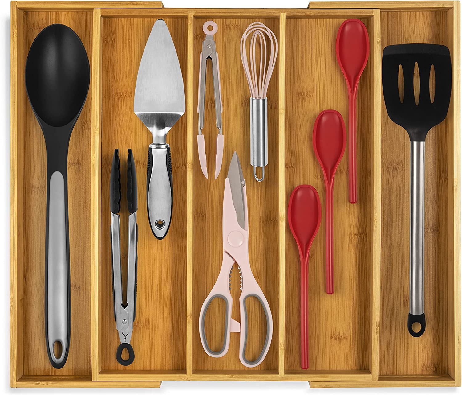 Kitchen Drawer Organizer - Expandable Utensil Drawer Organizer for ...