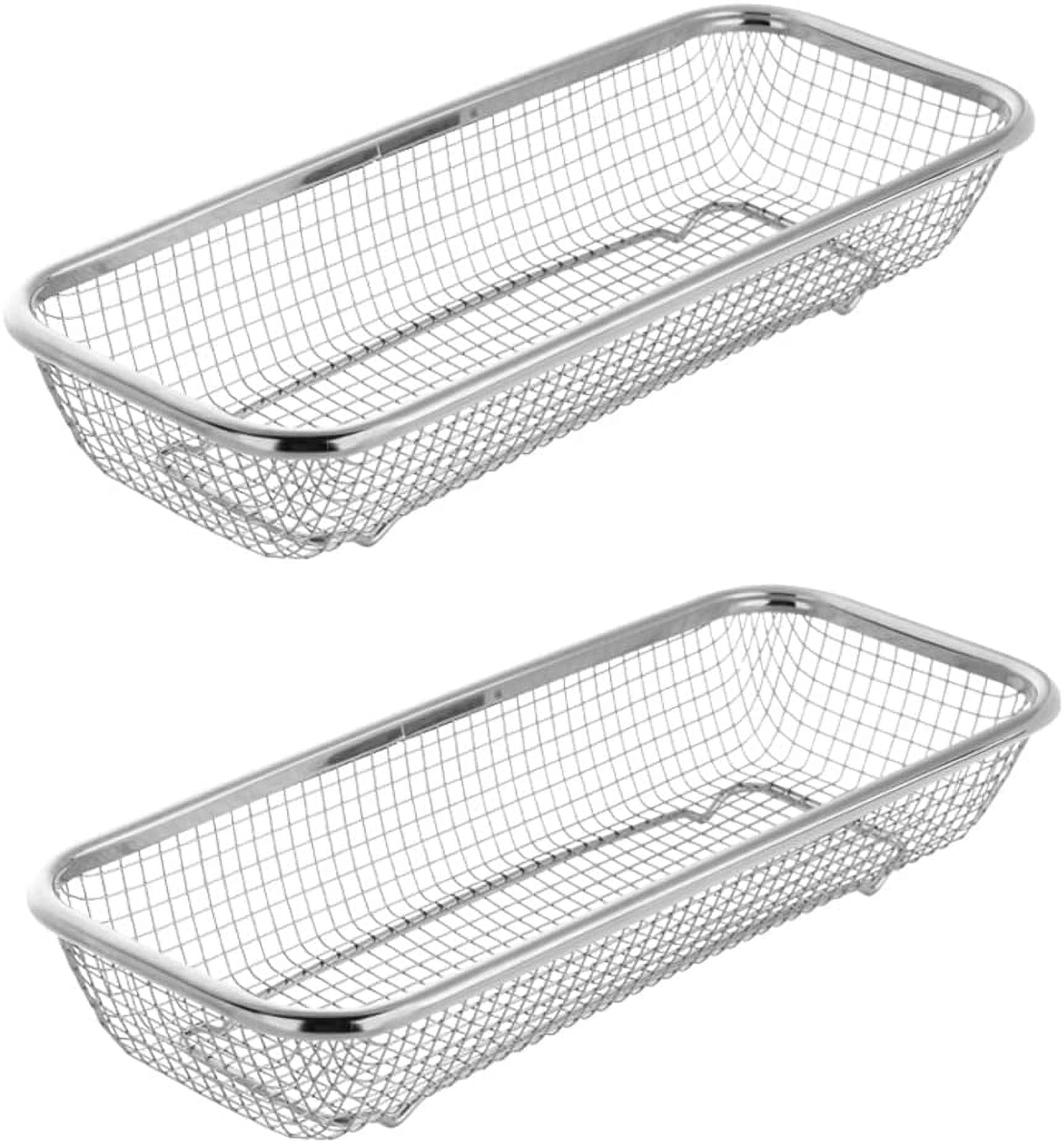 Kitchen Drawer Organizer, Stainless Steel Storage Container Metal ...