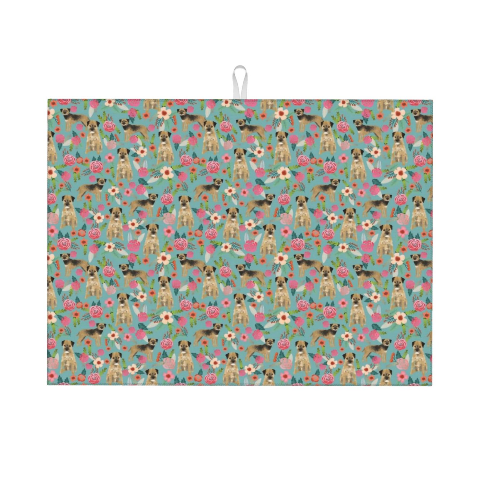 Kitchen Drying Mat,Farm Animal Sanctuary Cow Pig Horse Goat Sheep Pet ...