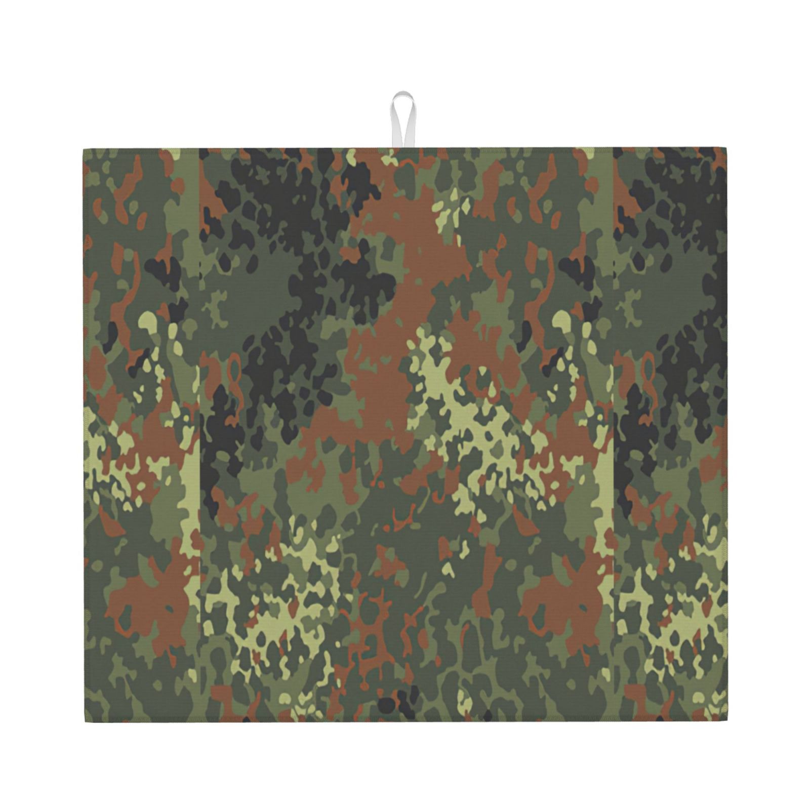 Kitchen Drying Mat, German Bundeswehr Flecktarn Camo (2)- Tableware ...
