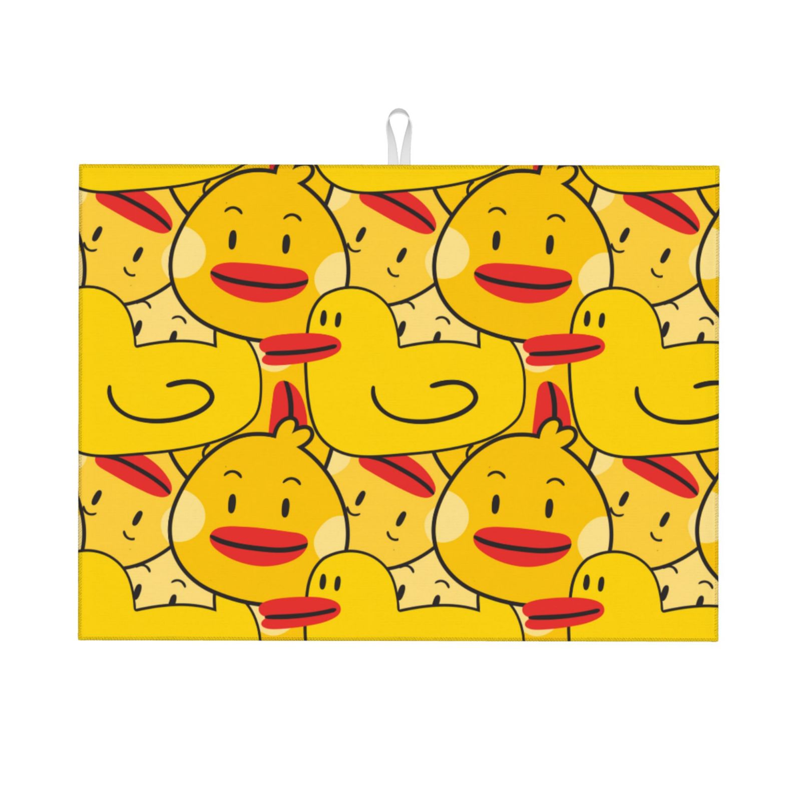 Kitchen Drying Mat,Rubber Duck Swimming (6) Dish Drying Pad For Kitchen ...