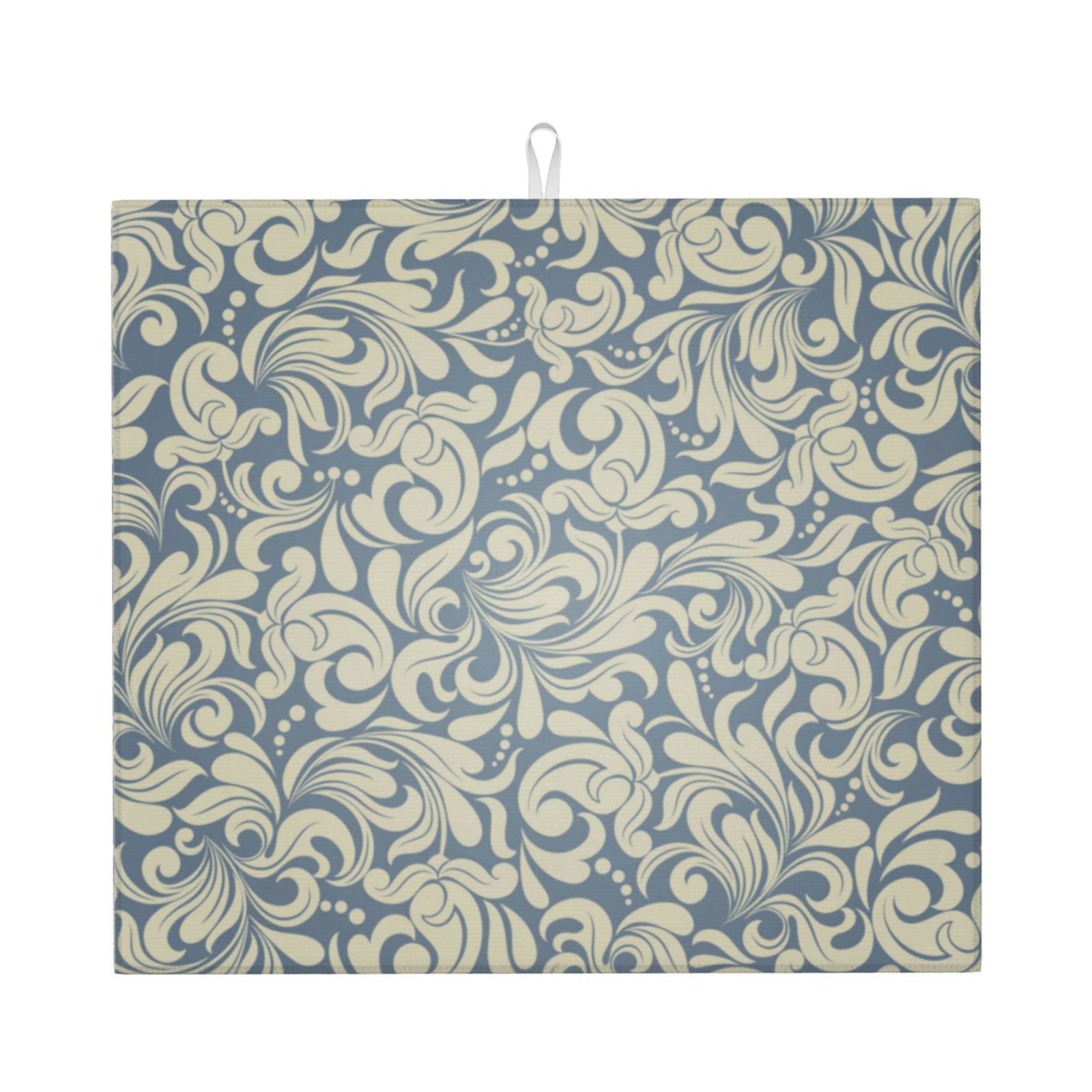 Kitchen Drying Mat, Seamless Pattern Background (1) Tableware Absorbent ...