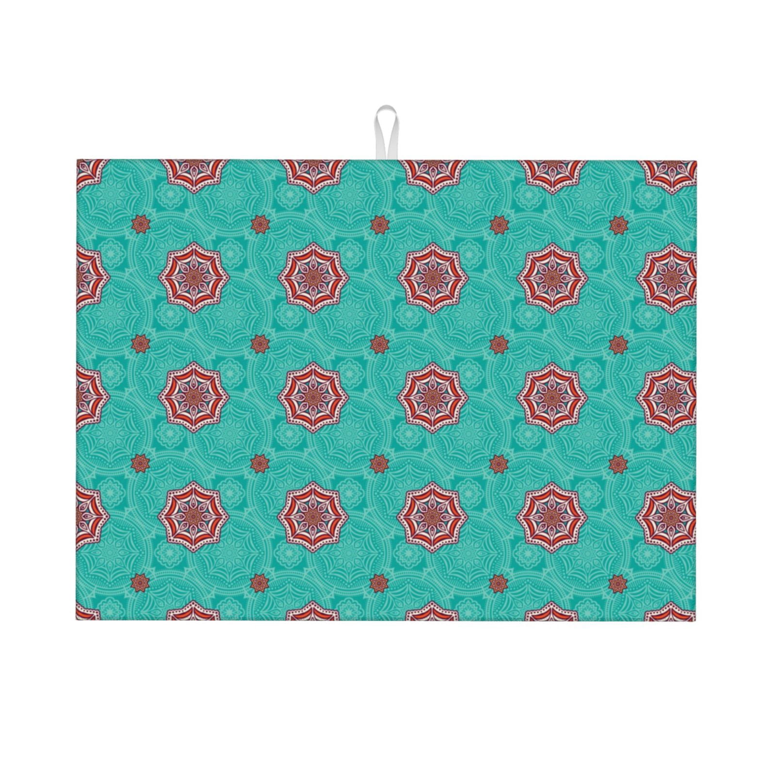 Kitchen Drying Matarabesque Pattern Dish Drying Pad For Kitchen ...
