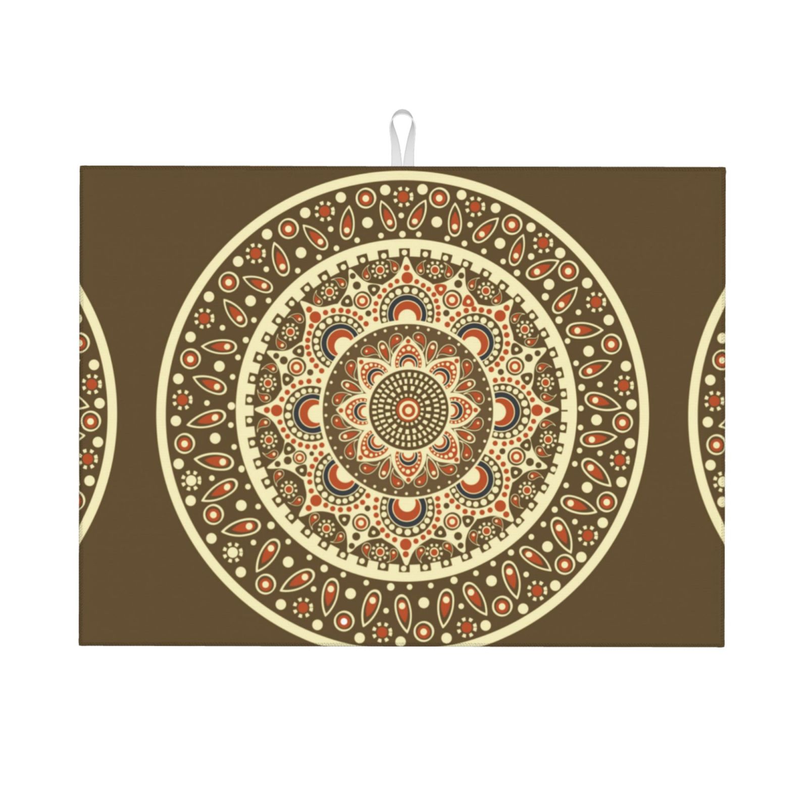 Kitchen Drying Matgeometric Polygon Background Dish Drying Pad For ...