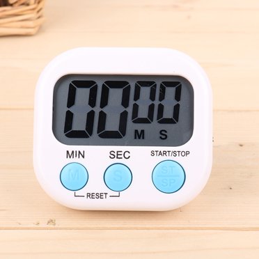 Mainstays Digital Kitchen Timer, Magnetic Countdown Count up Timer with ...