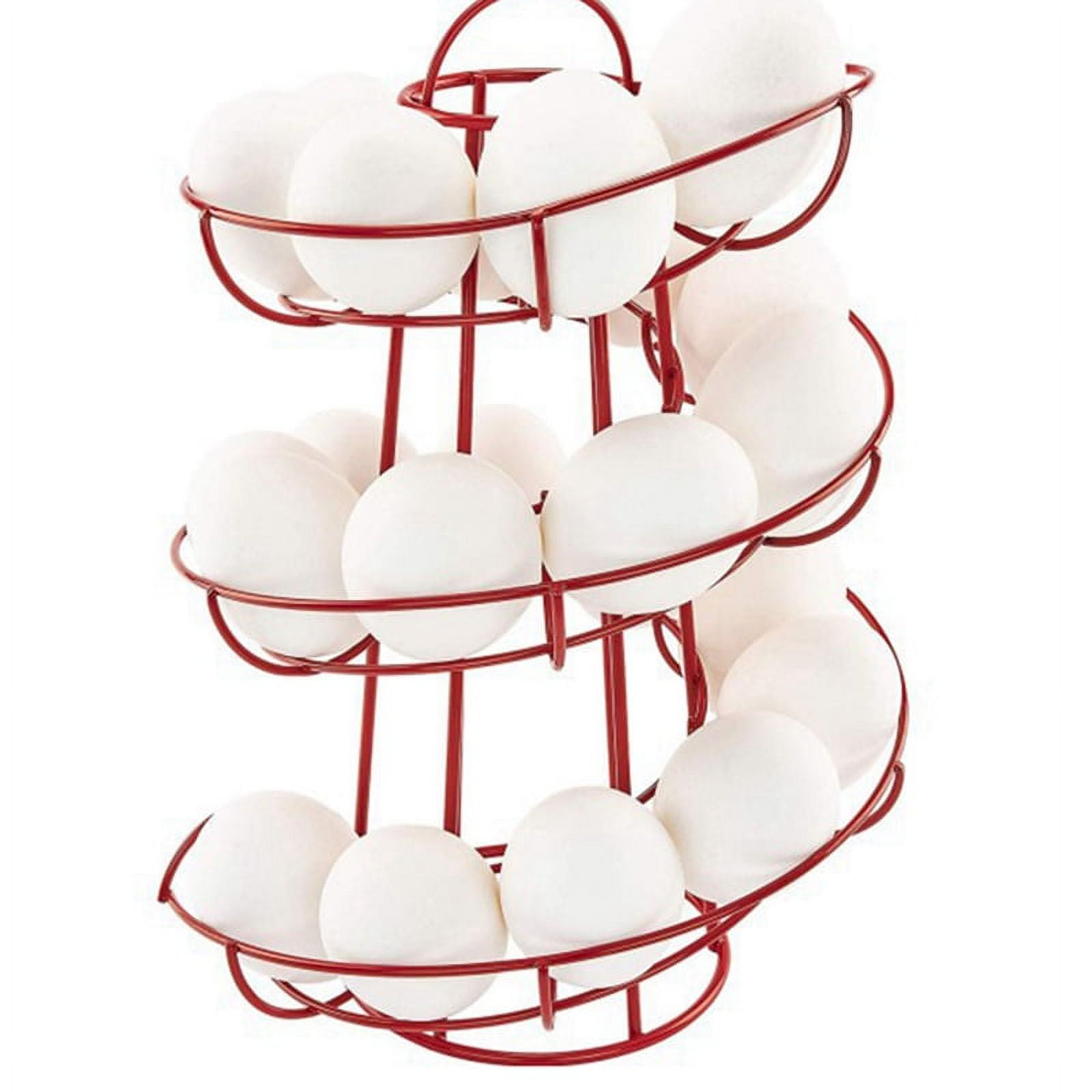 Kitchen Egg Rack, Spiral Egg Basket, Iron Practical Egg Storage Rack ...