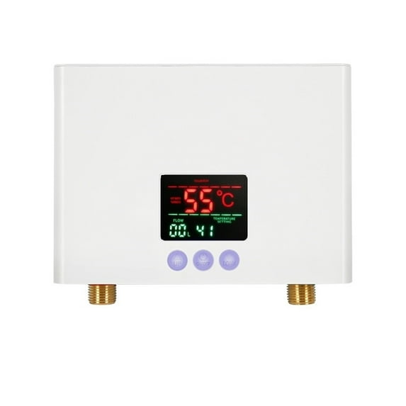 Kitchen Electric Water Heater Small Home Heaters Heated Faucet No Water ...