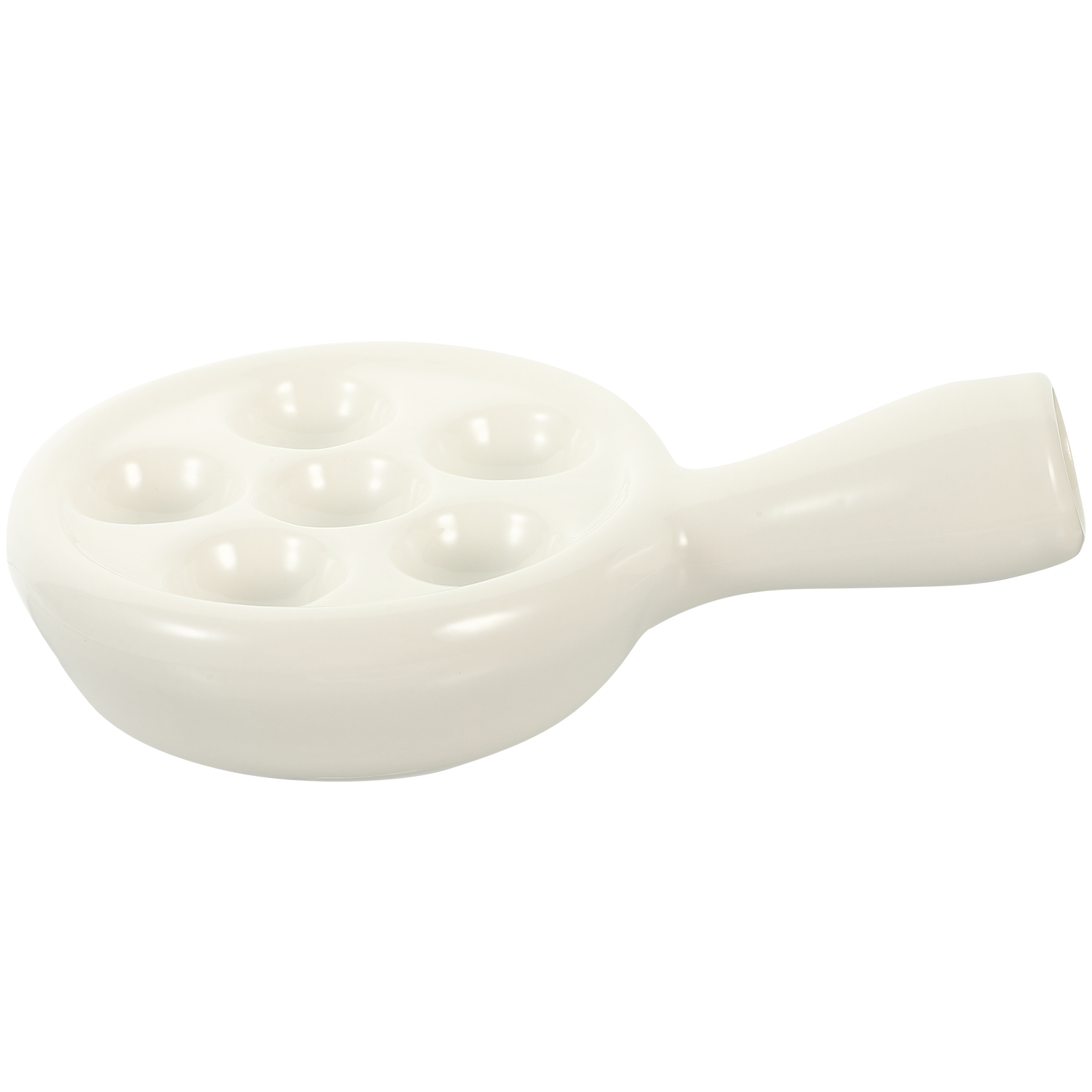 Raindrops Ceramic Escargot Baking Dish White Kitchenware Seafood Baking ...