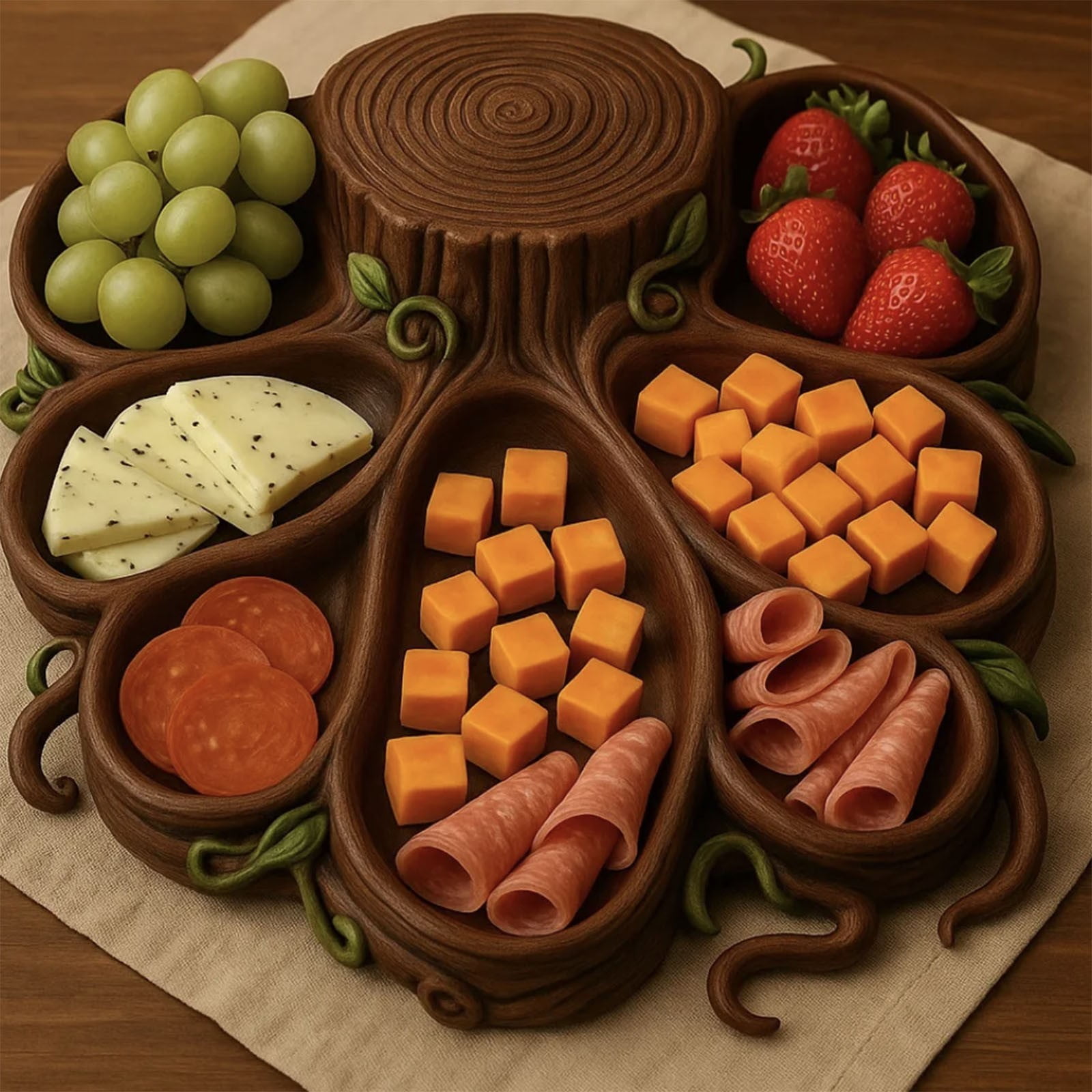 Kitchen Essentials Charcuterie Platter, Nautical Serving Tray For Cheese, Meats & Fruit – Ocean ...