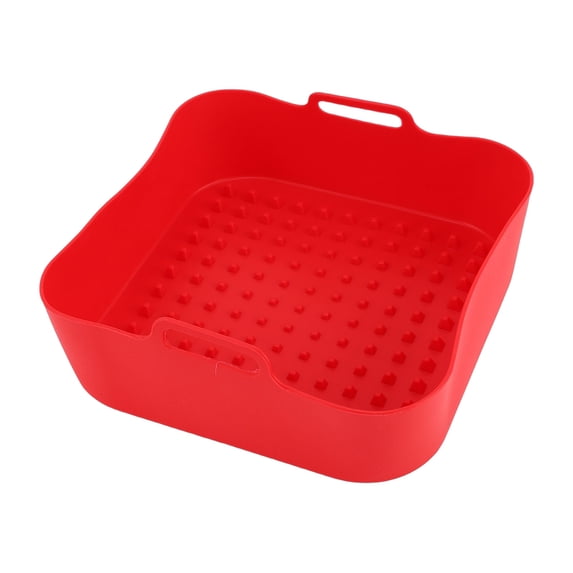 Kitchen Essentials Reusable 7.9 Inch Square Silicone Air Fryer Liner ...